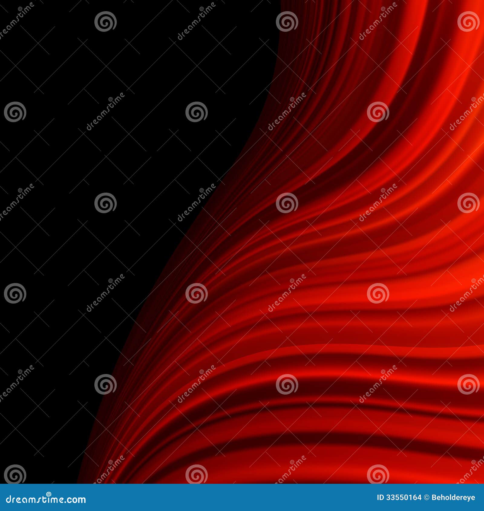 Red Smooth Twist Light Lines. EPS 10 Stock Vector - Illustration of ...