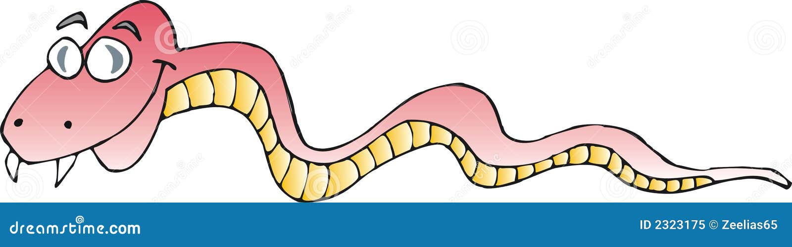 Red snake stock vector. Illustration of clip, vector, venom - 2323175