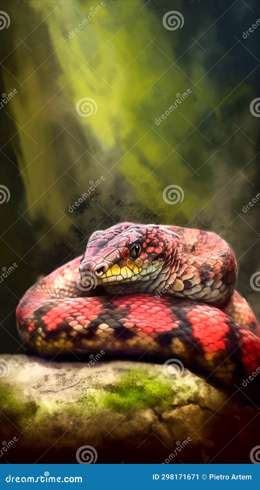 Red Snake Live Wallpapers Horned Bush Viper Stock Image - Image of ...