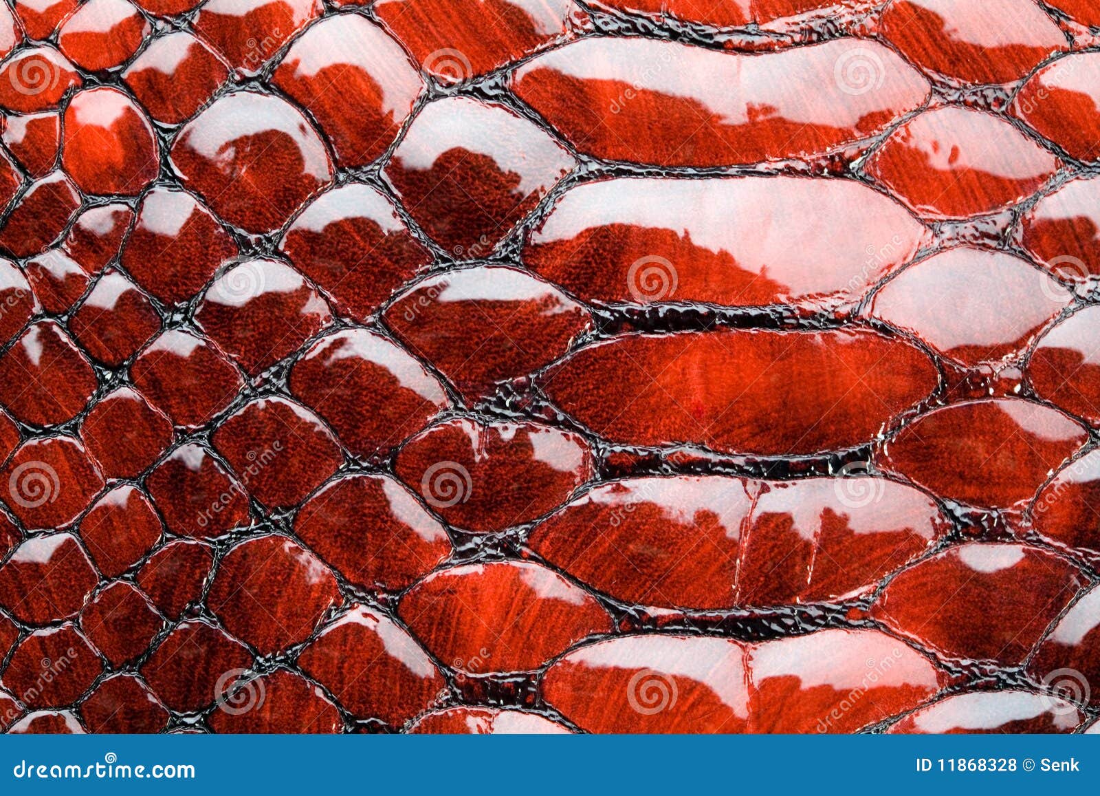 Red Snake Skin Texture