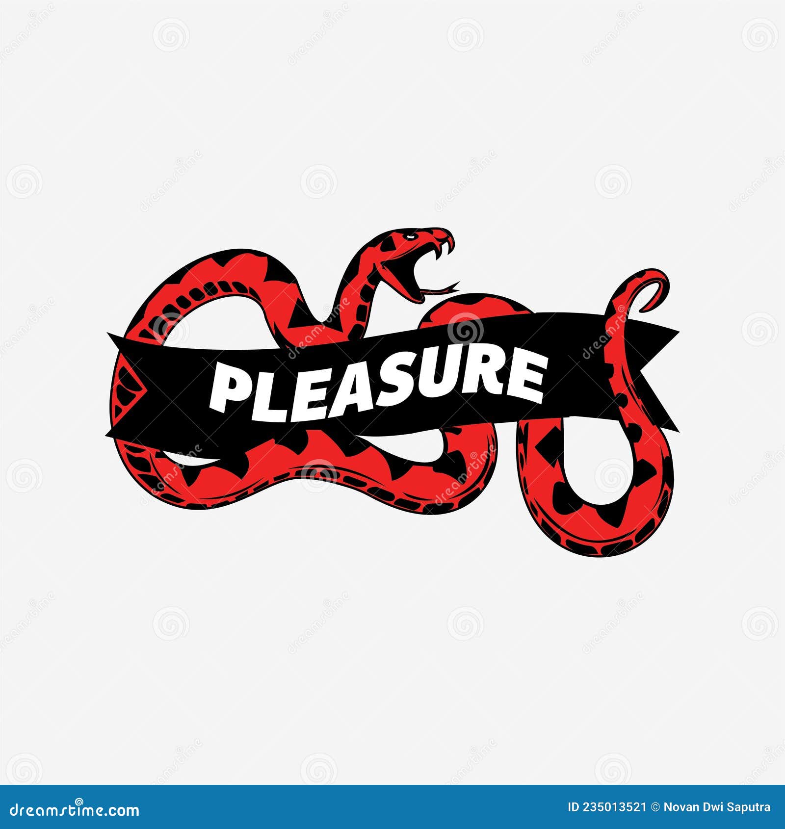 RED SNAKE VECTOR LOGO ILLUSTRATION READY EPS 10 DOWNLOAD Stock Vector ...