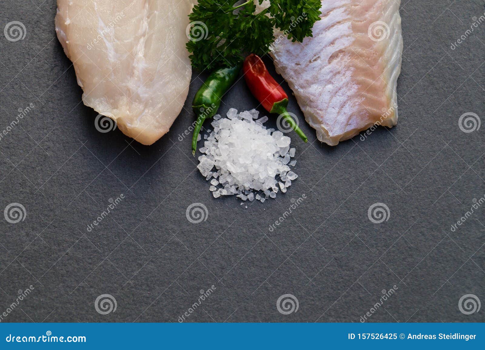 Red snapper filet stock image. Image of healthy, fresh - 157526425