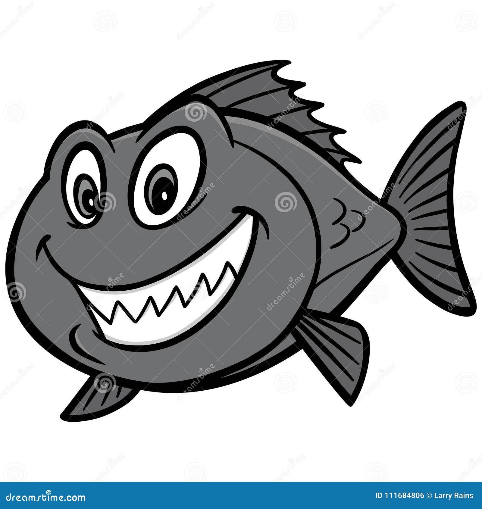 Red Snapper Fish Cartoon Vector | CartoonDealer.com #55252575