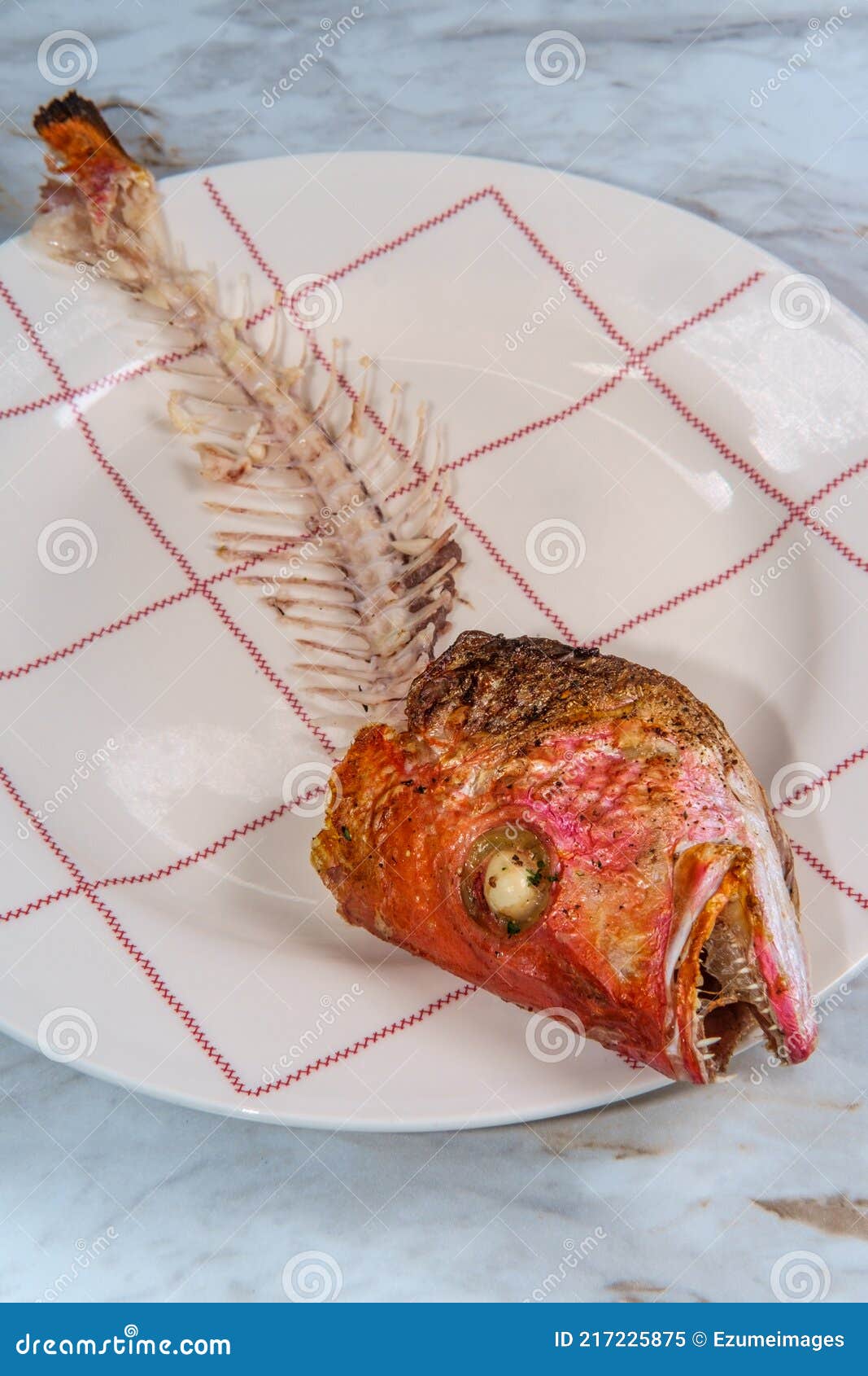 Whole Red Snapper Dinner stock image. Image of northern - 217225875