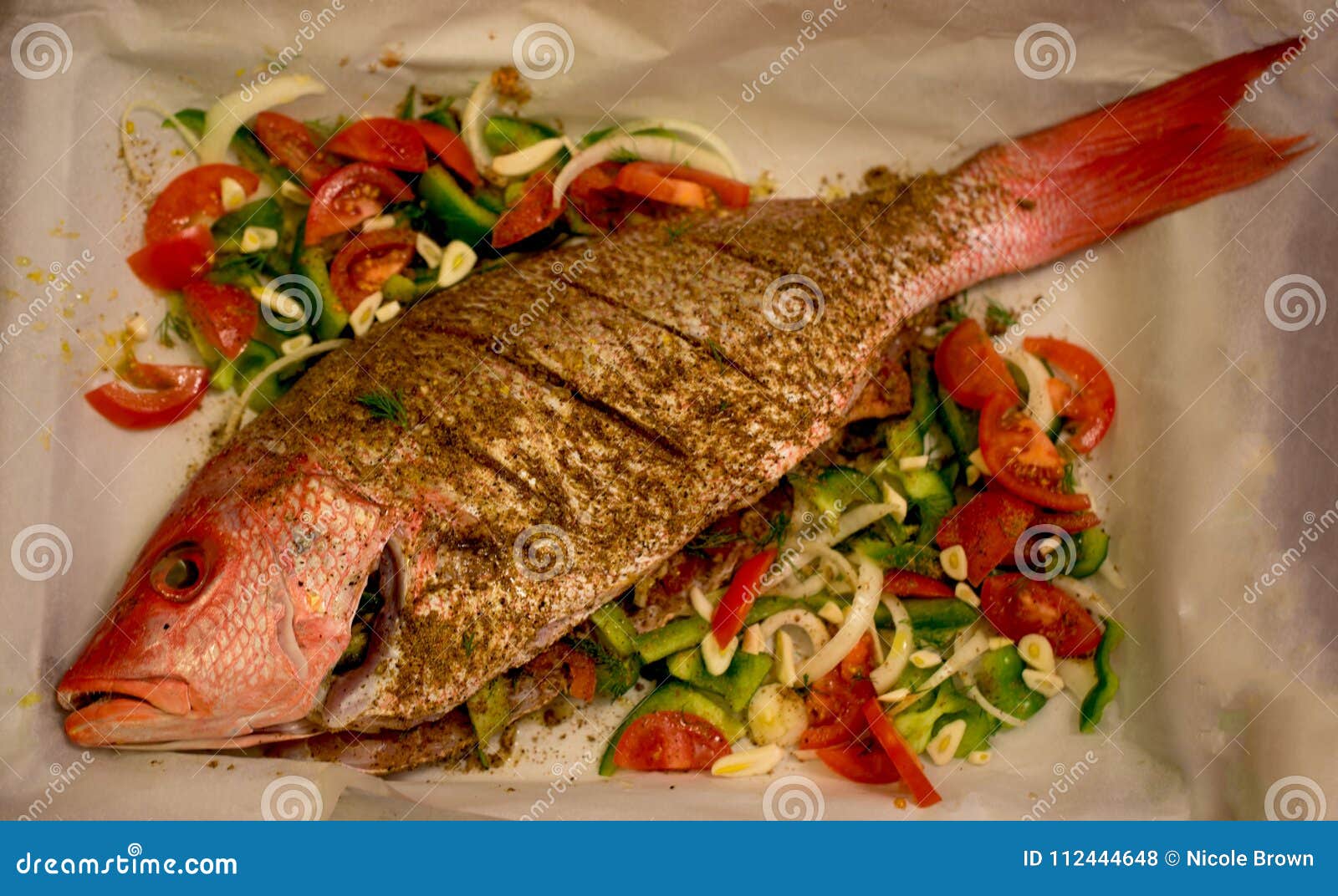 Red Snapper Fish stock photo. Image of steamed, fresh - 112444648