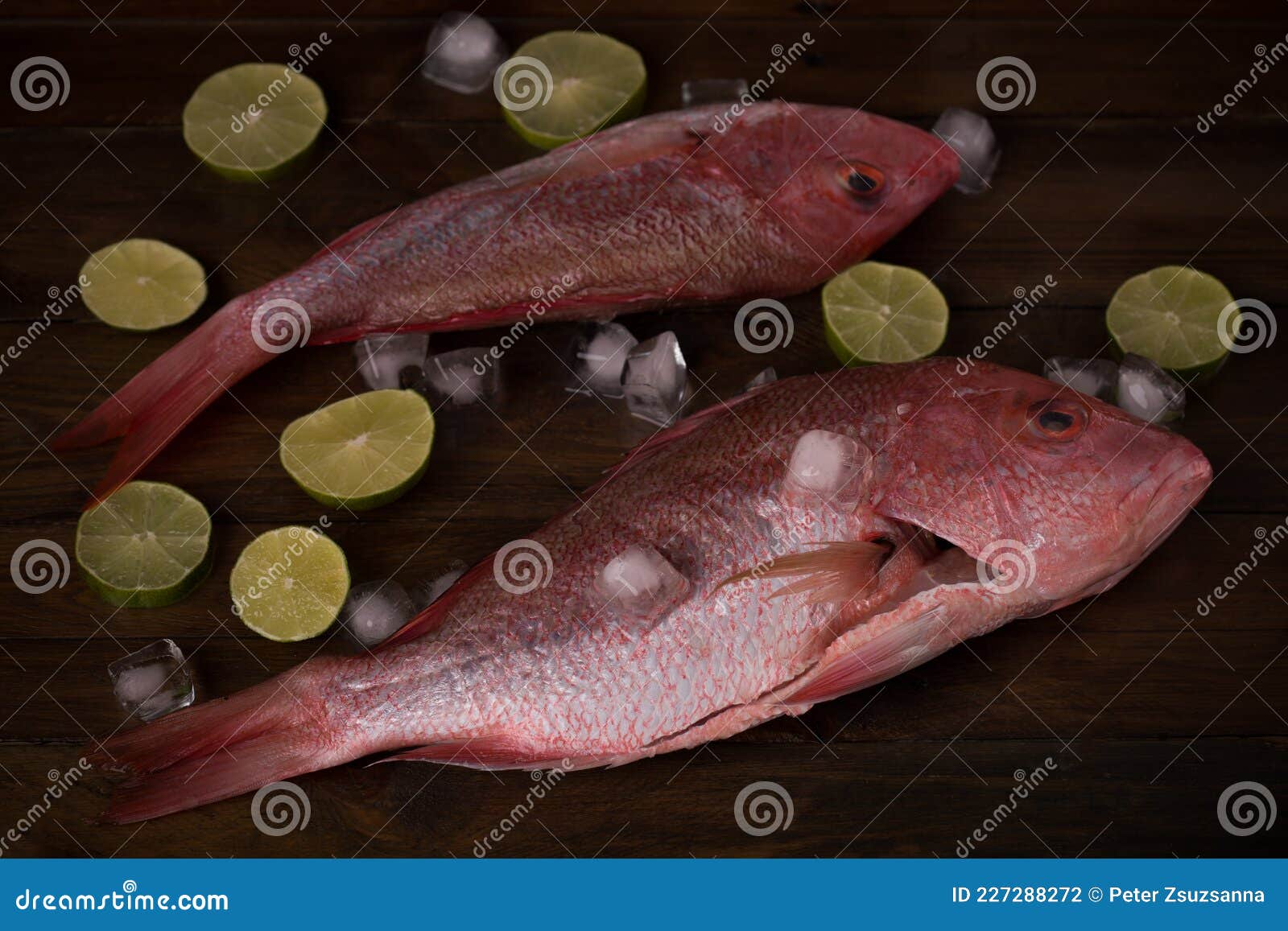 Red snapper with lime stock photo. Image of food, healthy - 227288272