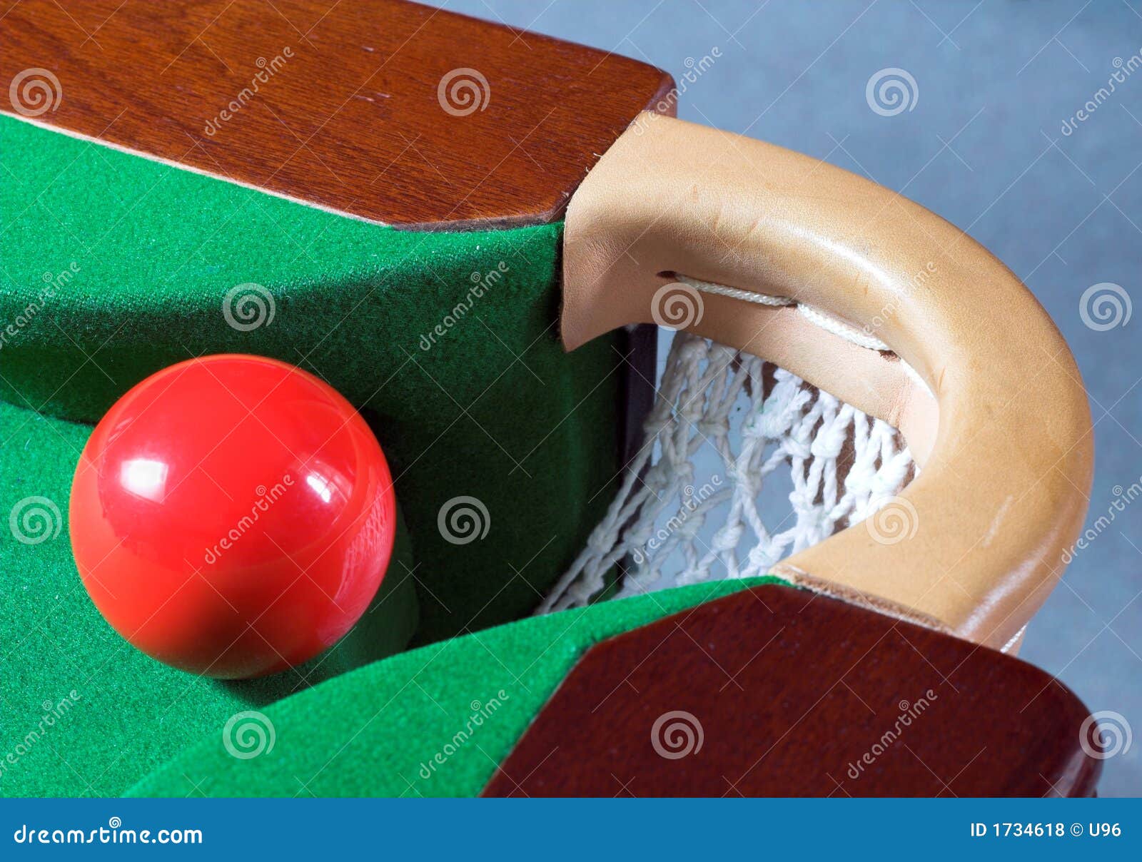 A red snooker ball stock photo. Image of table, green - 1734618