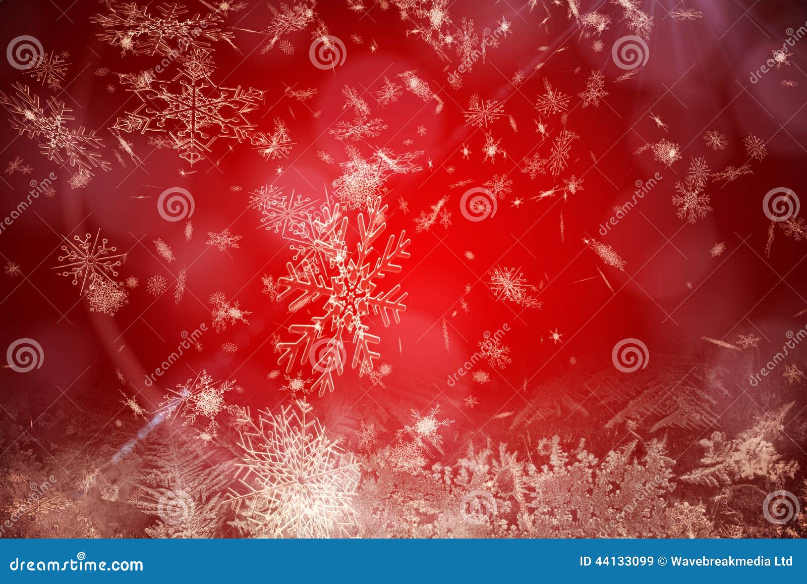 Red Snow Flake Pattern Design Stock Illustration - Illustration of ...