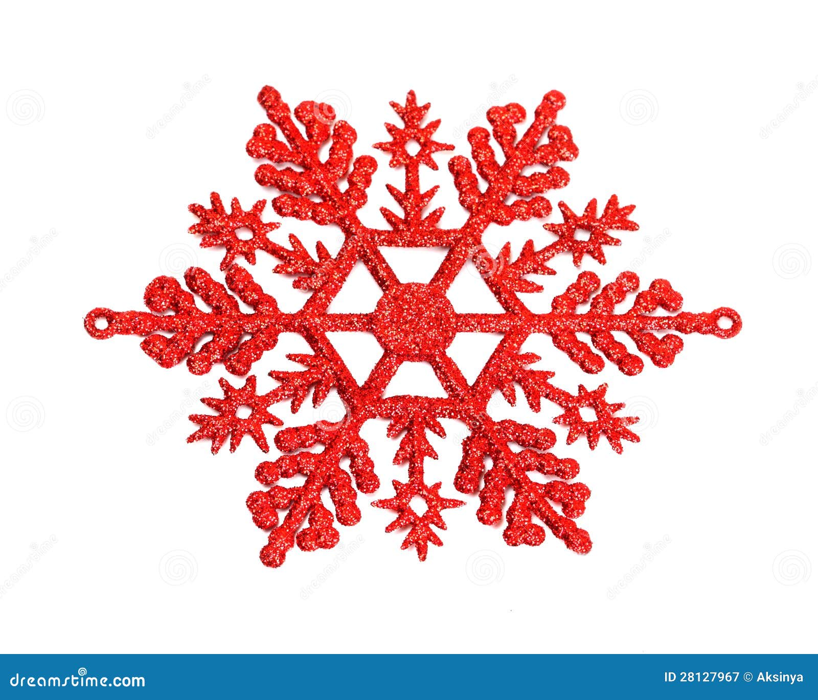 Red snowflake stock image. Image of closeup, ornament - 28127967
