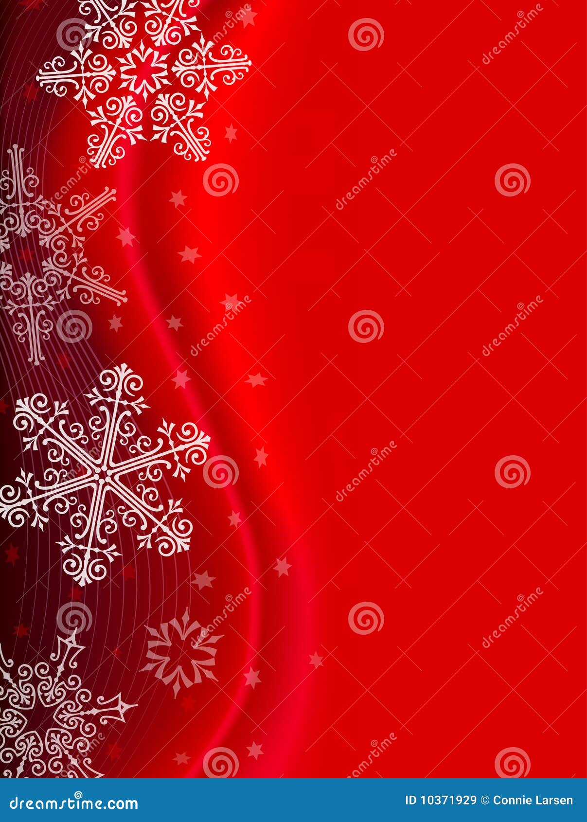 Red Snowflake Background stock illustration. Illustration of decoration ...