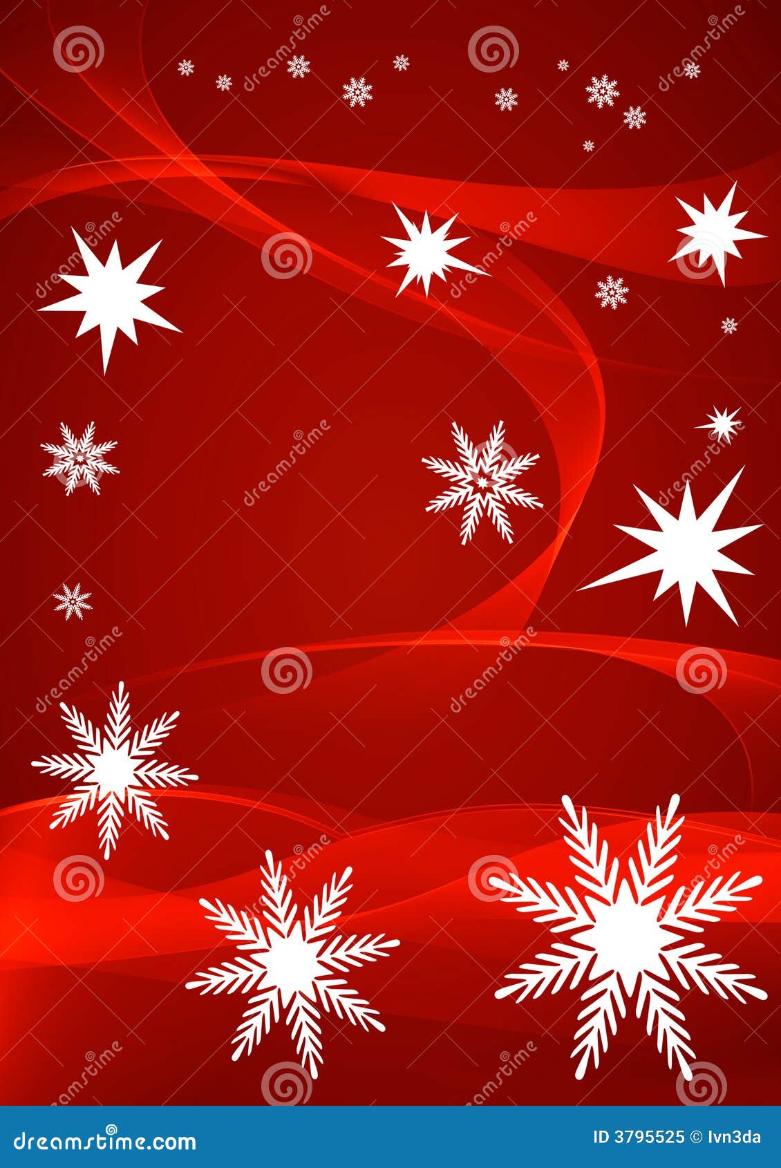 Red snowflake background stock illustration. Illustration of snowflakes ...