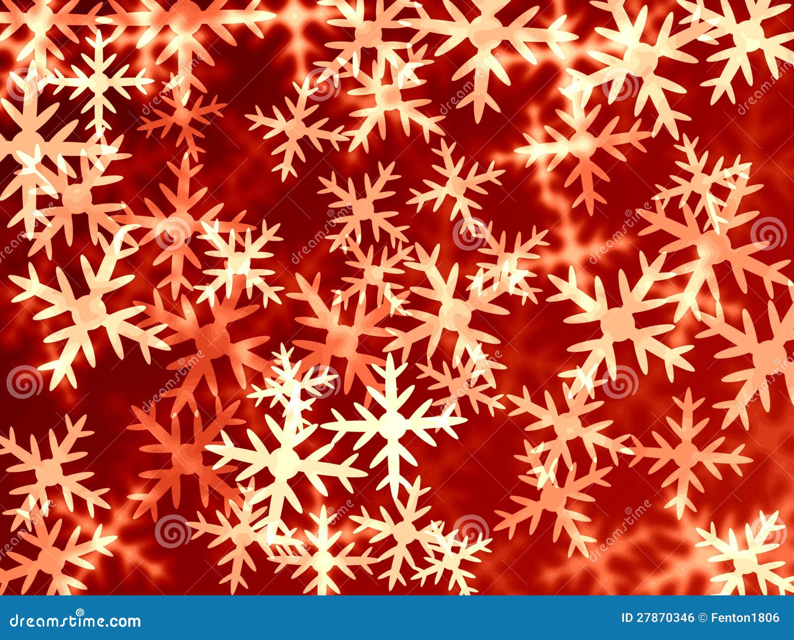 Red snowflakes stock illustration. Illustration of abstract - 27870346