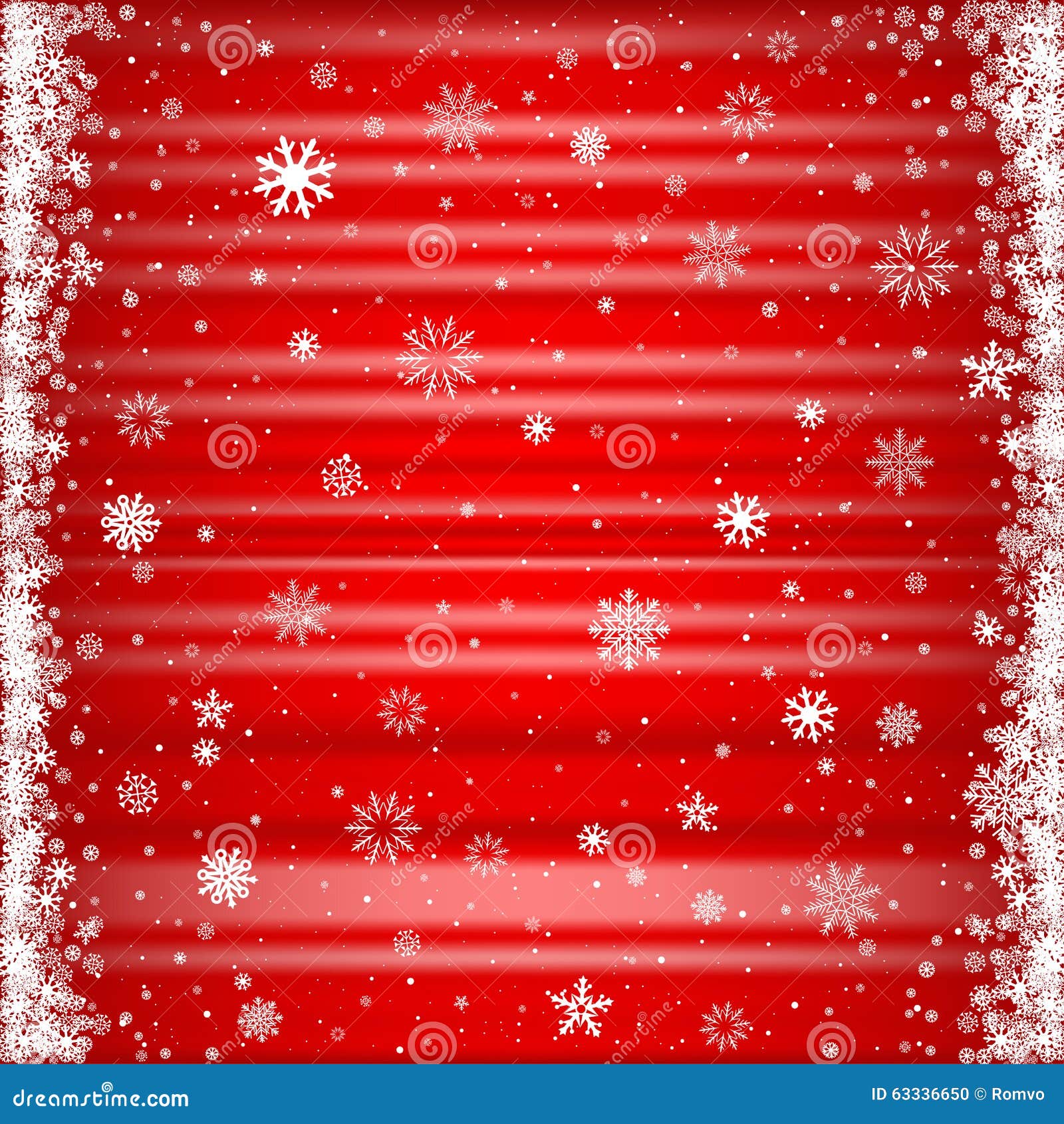 The red snowy background stock vector. Illustration of ornament - 63336650