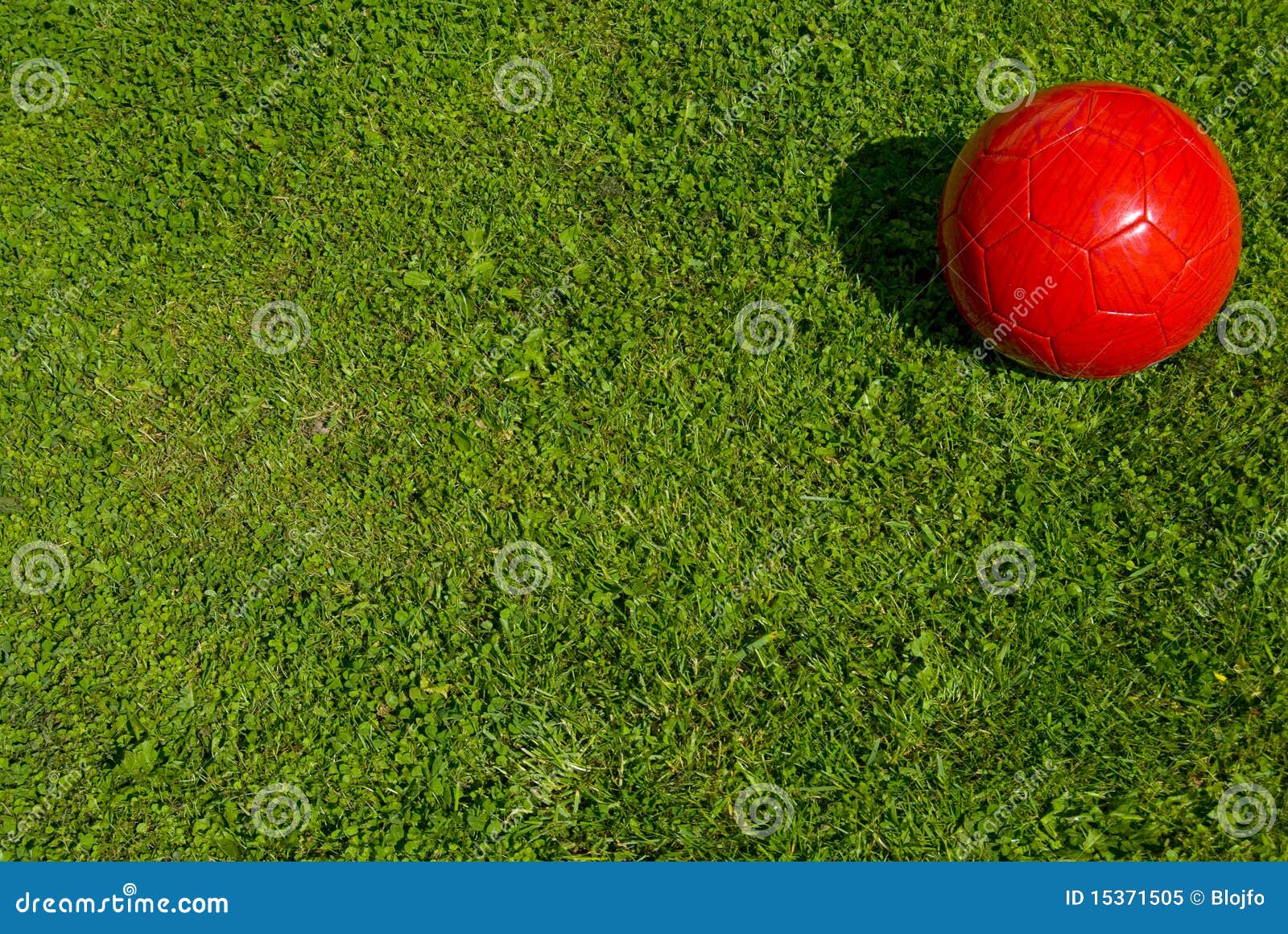 Red soccer ball stock image. Image of soccer, game, soccerball - 15371505