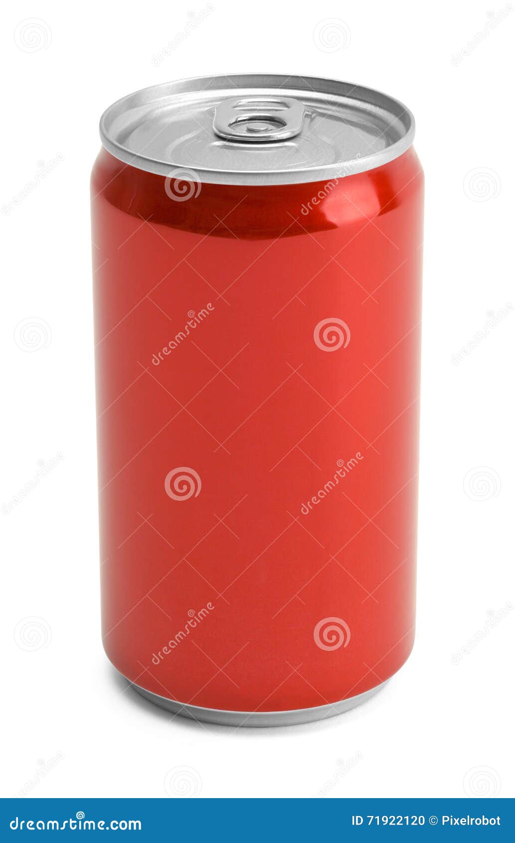 Red Soda Can stock photo. Image of metallic, aluminum - 71922120