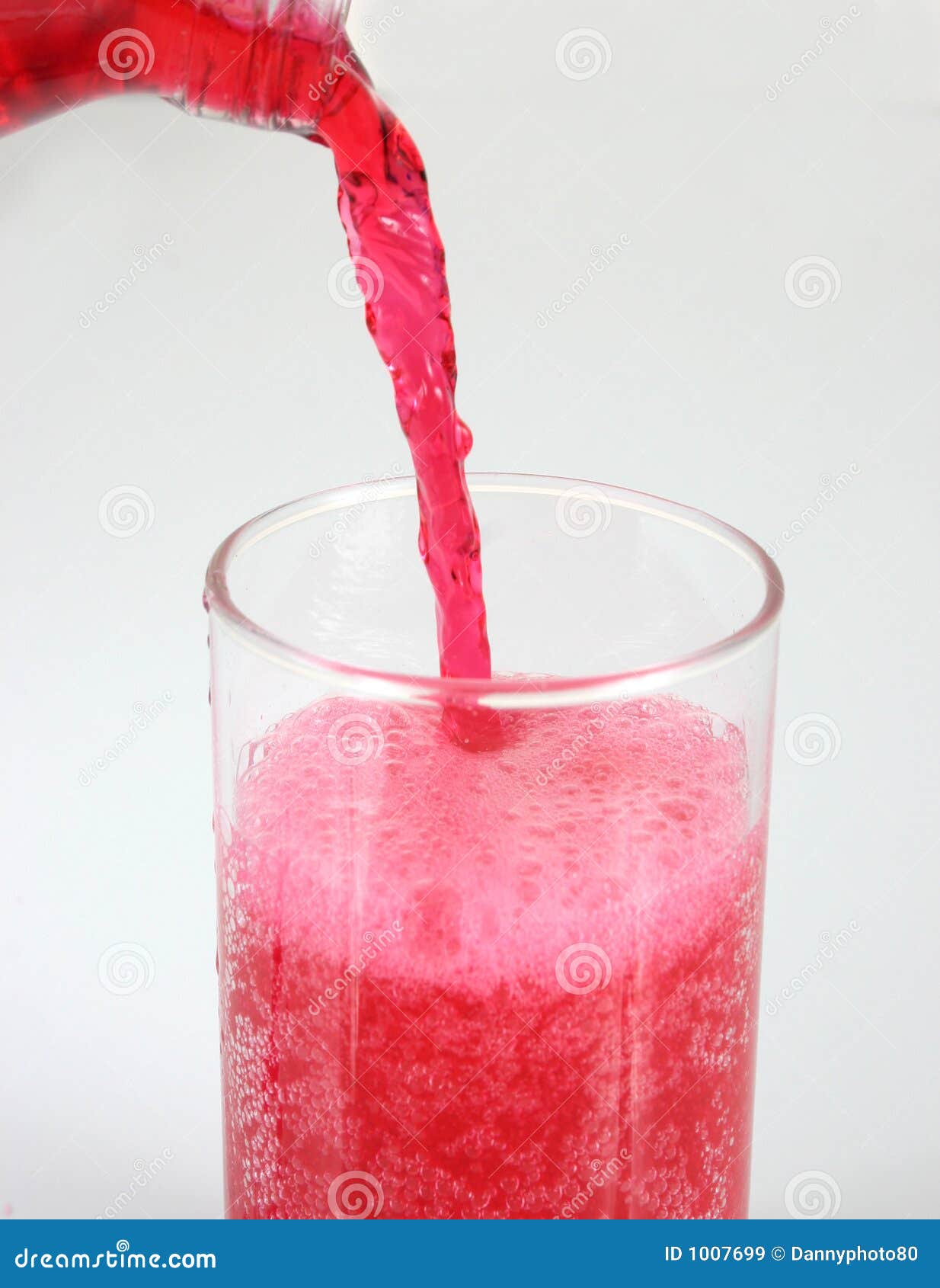Red Soda Pour 4 Royalty Free Stock Images - Image: 1007699