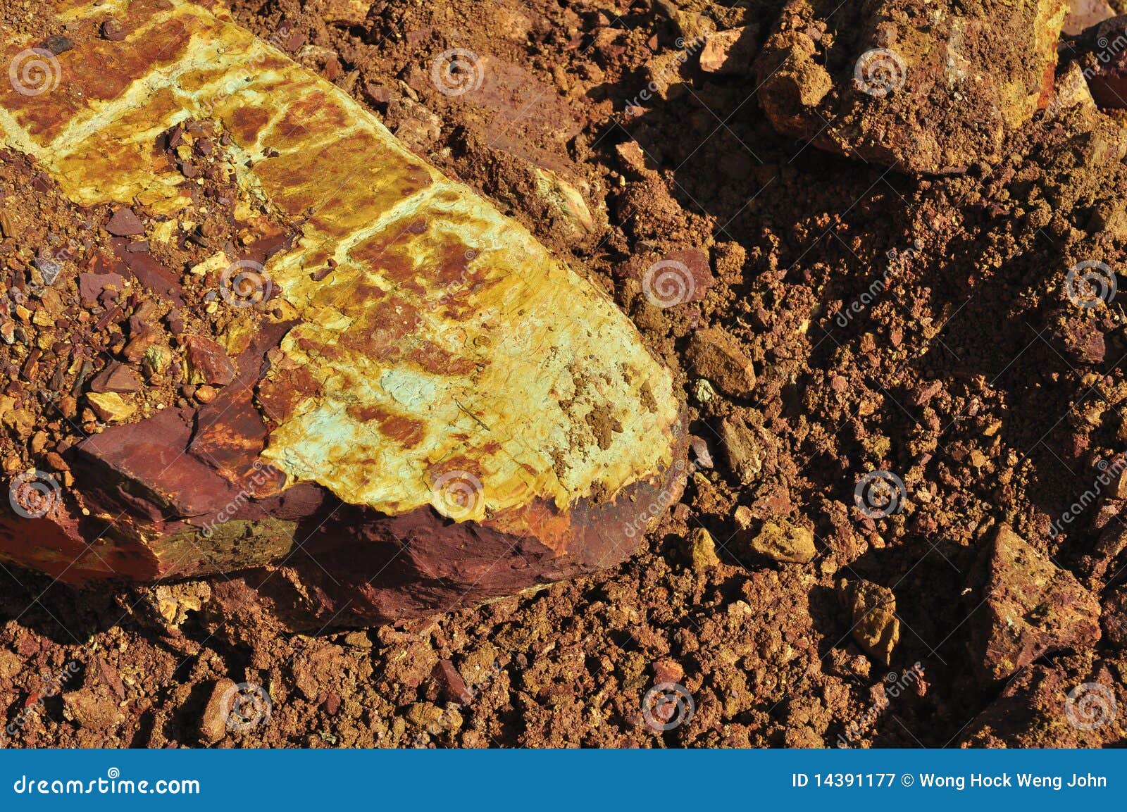 Red soil stock image. Image of landfill, sand, nature - 14391177