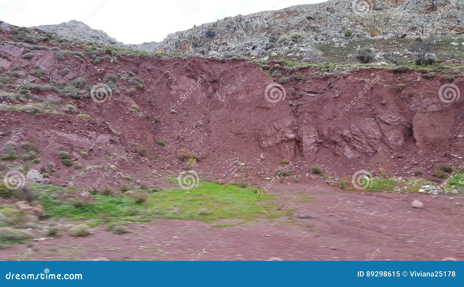 Red soil stock image. Image of minerals, rock, countryside - 89298615