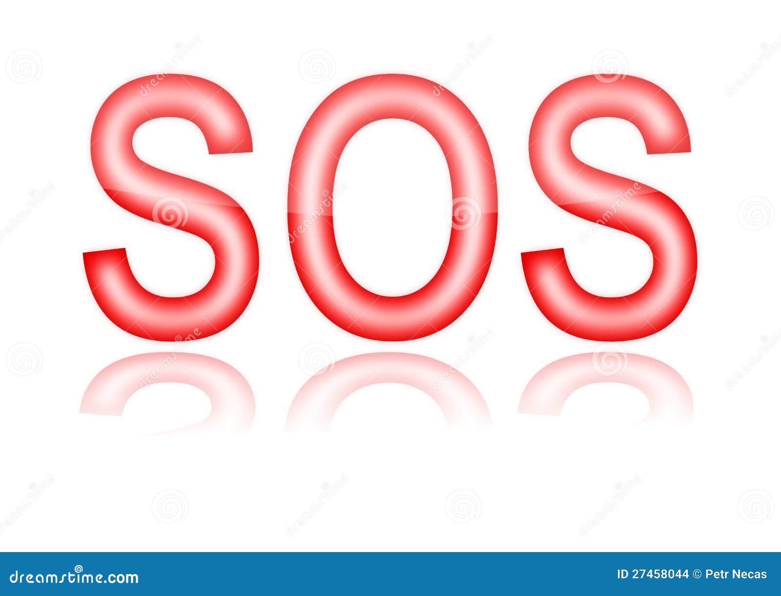 Red sos stock illustration. Illustration of call, push - 27458044