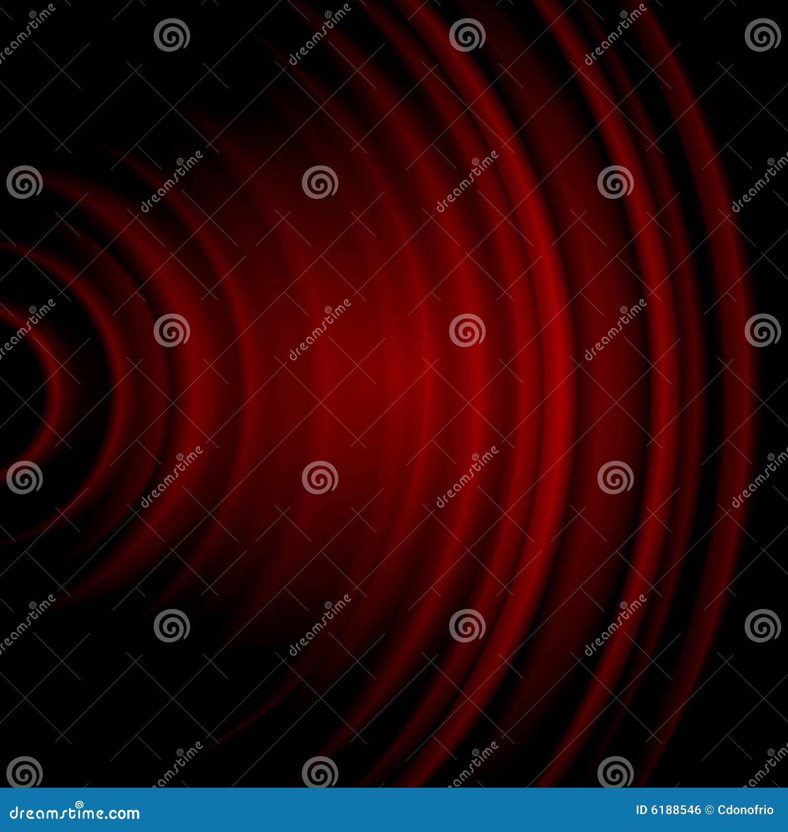 Red Soundwave stock illustration. Illustration of circular - 6188546