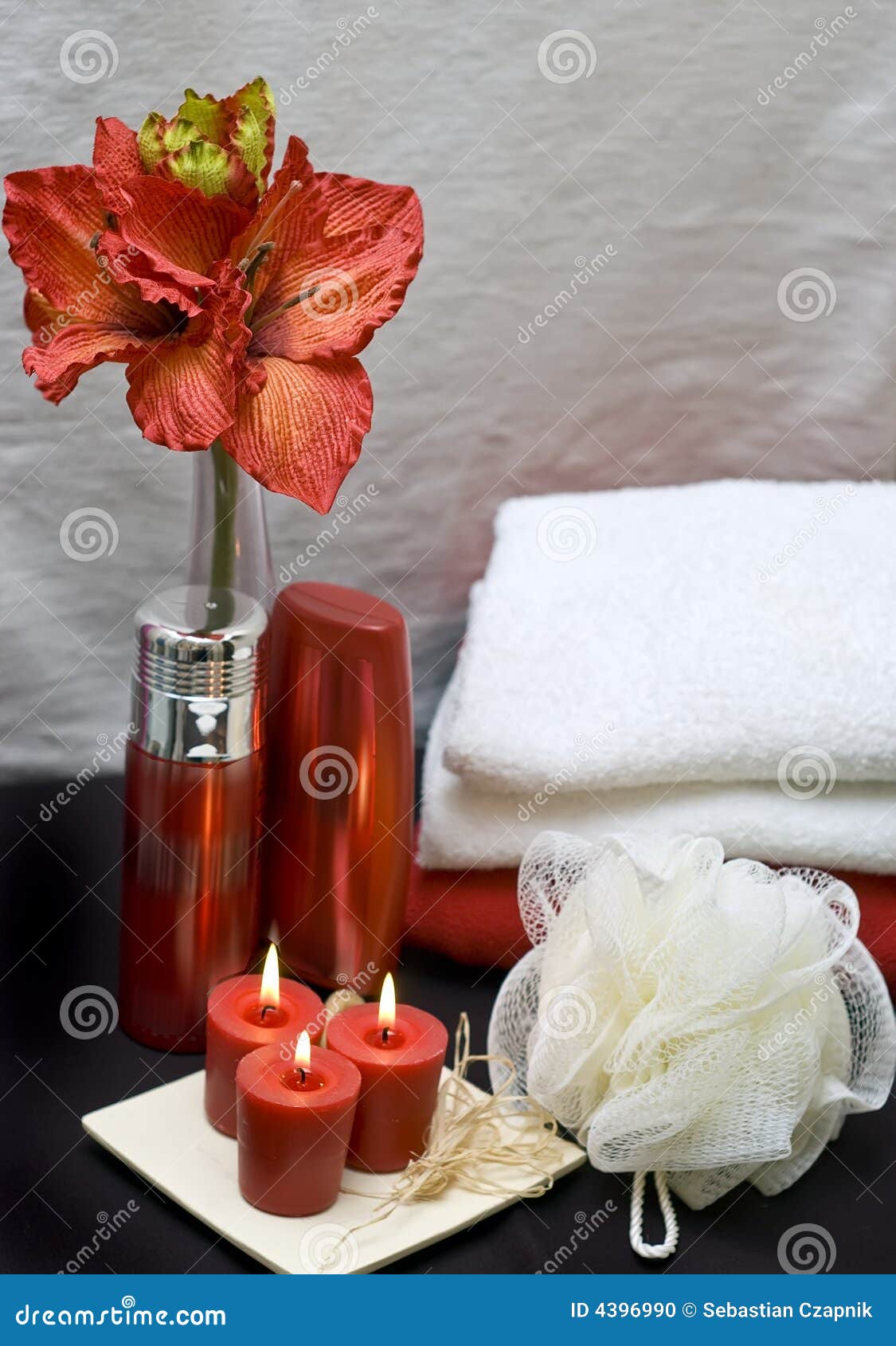 Red spa stock photo. Image of healthcare, dominant, cosmetics - 4396990