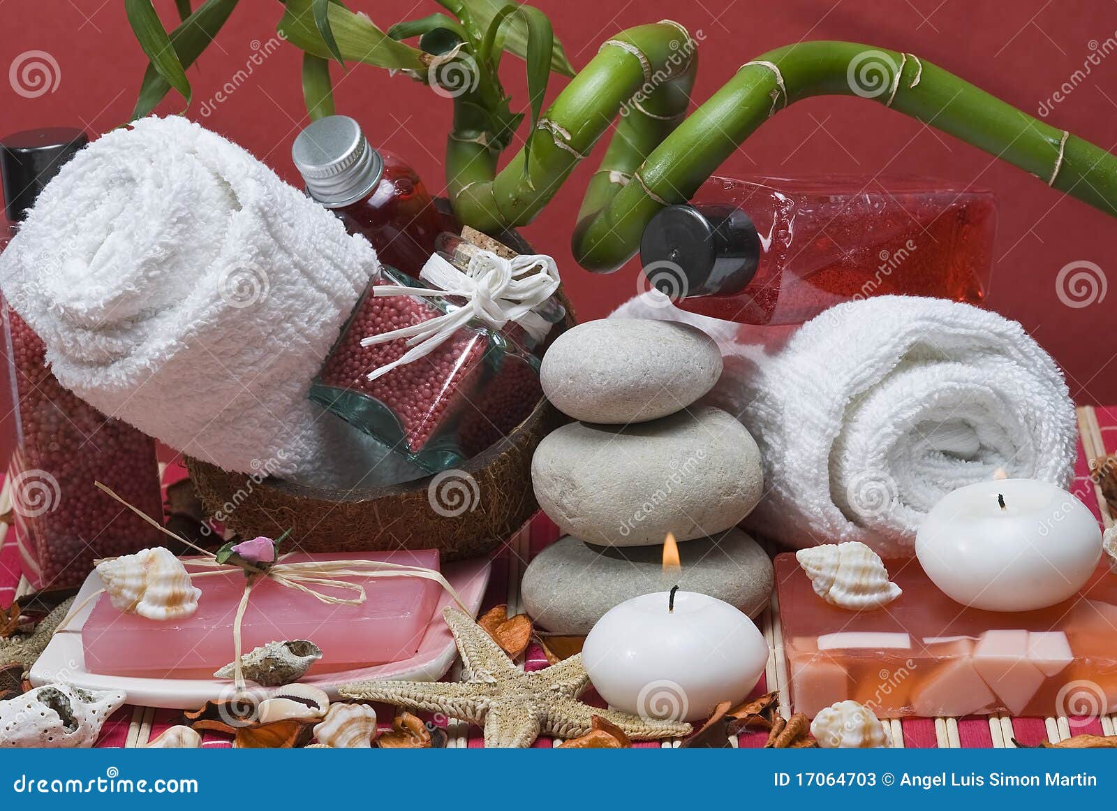 Red spa background. stock image. Image of bubble, beauty - 17064703