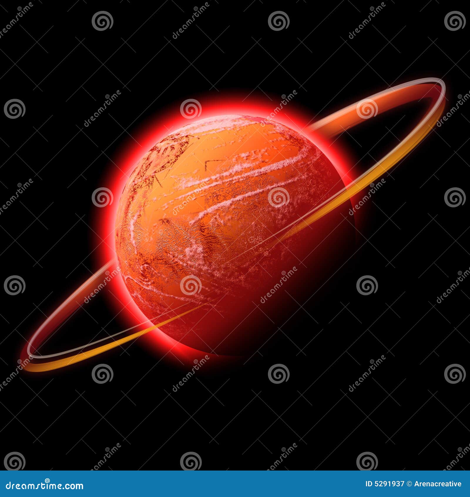 Red space planet stock illustration. Illustration of mars - 5291937