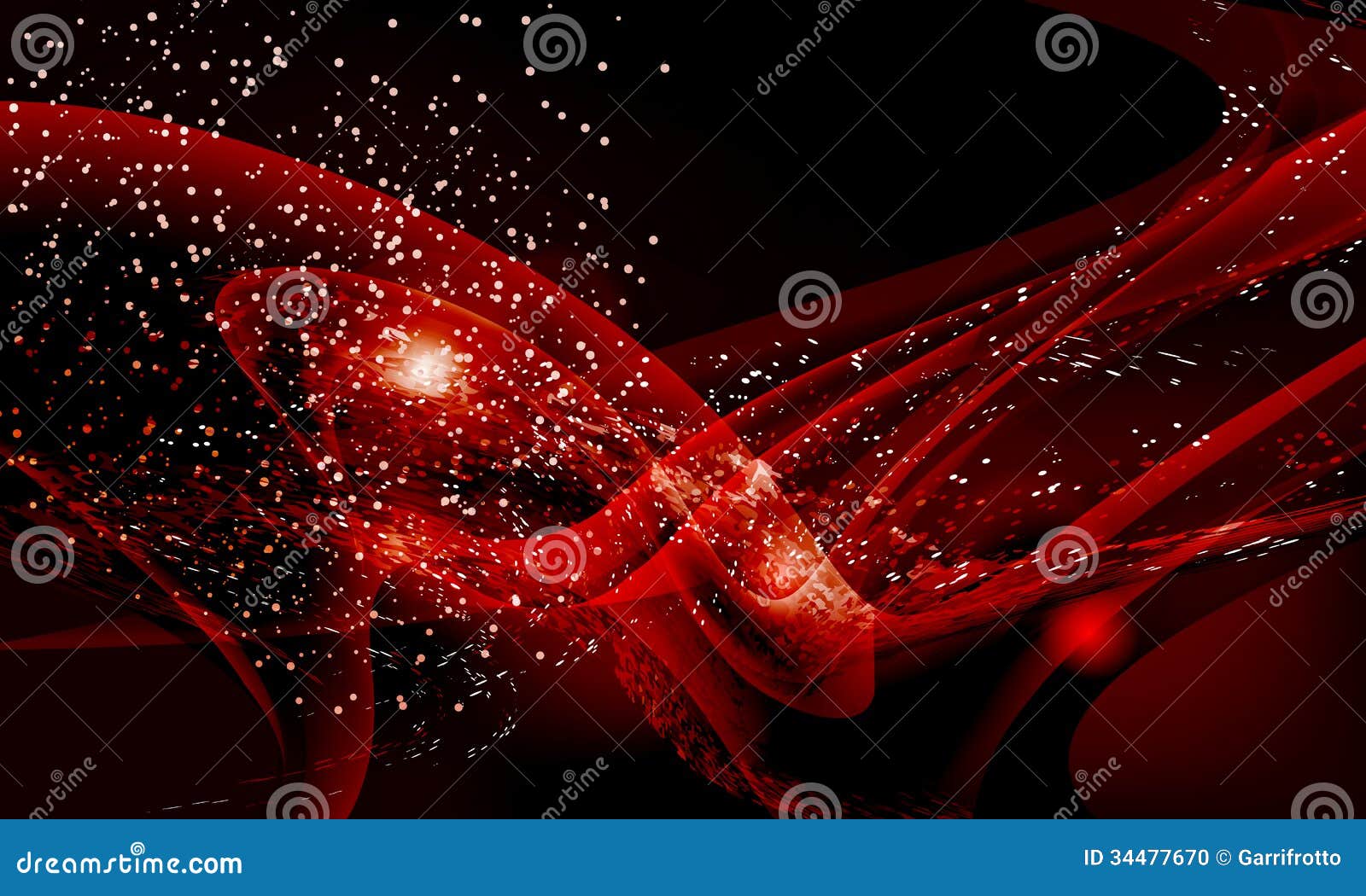 Red space theme stock vector. Illustration of energy - 34477670