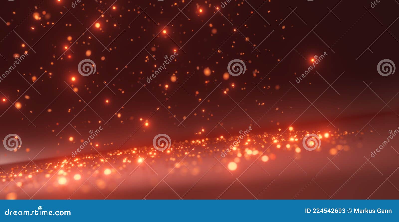 Red Sparking Glitter Background Stock Illustration - Illustration of ...