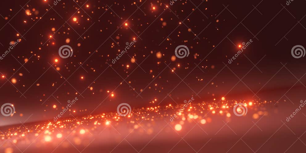 Red Sparking Glitter Background Stock Illustration - Illustration of ...