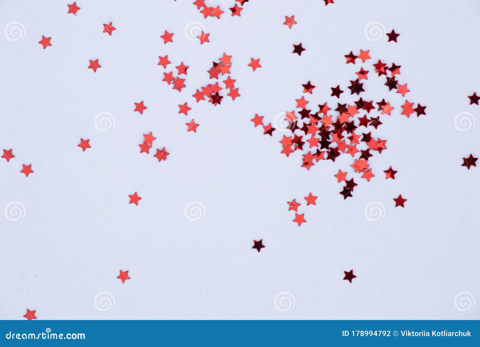 Red Sparkles Scattered on a White Background Stock Photo - Image of ...