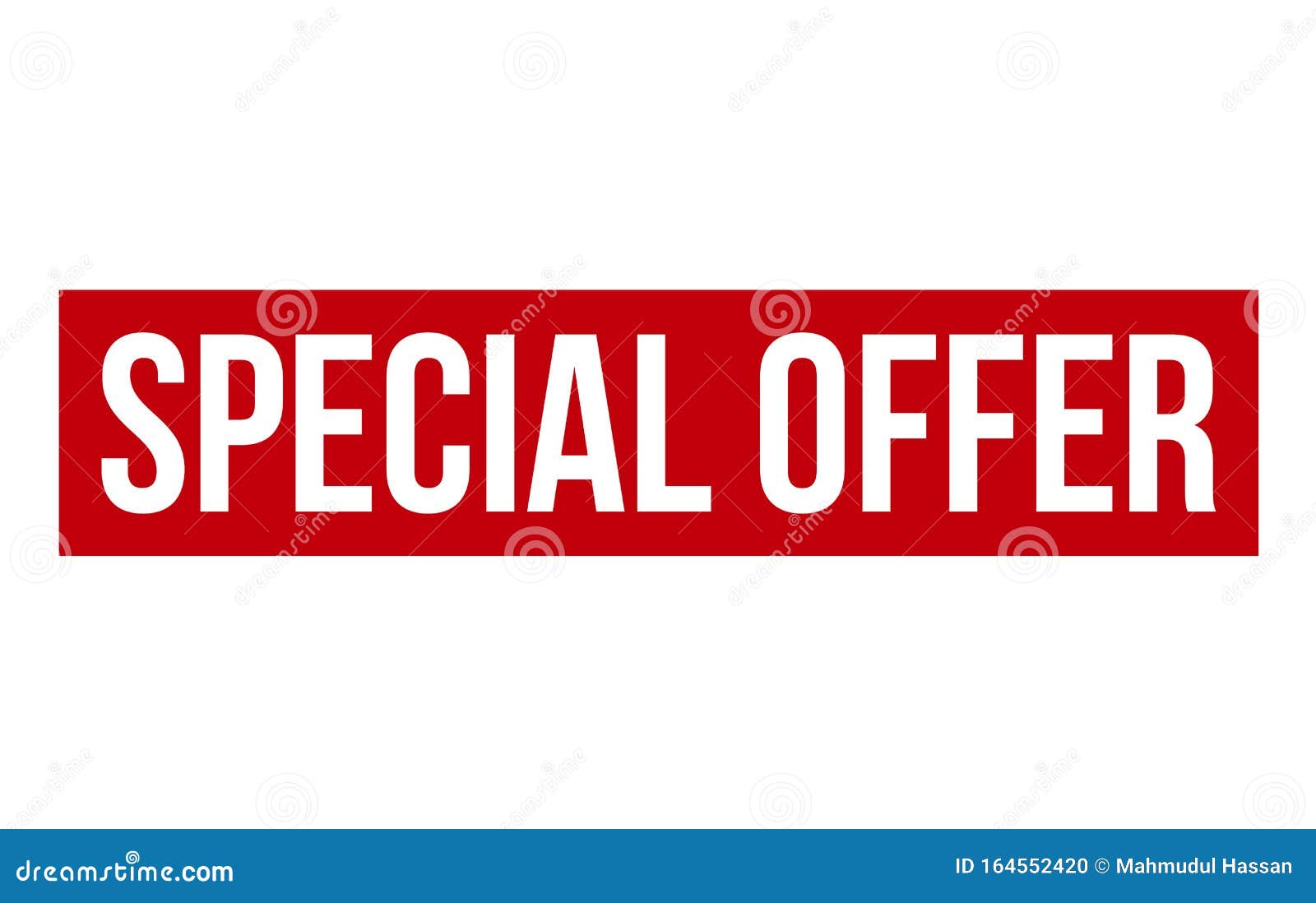 Red Special Offerte Rubber Stamp - Vector Vector Illustratie ...