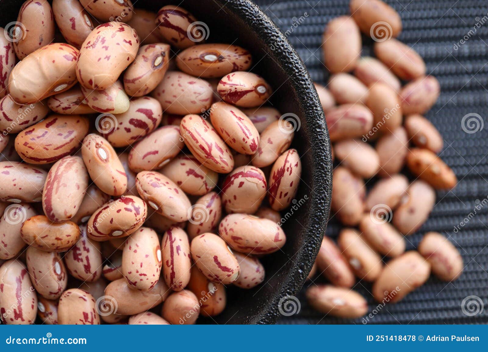 Red speckled beans stock photo. Image of healthy, health - 251418478