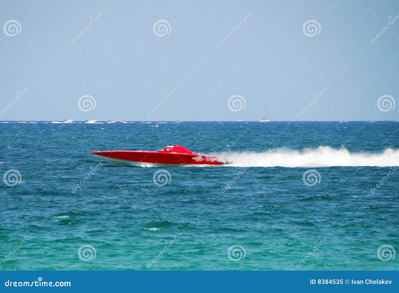 Red Speedboat Royalty Free Stock Photo - Image: 8384535