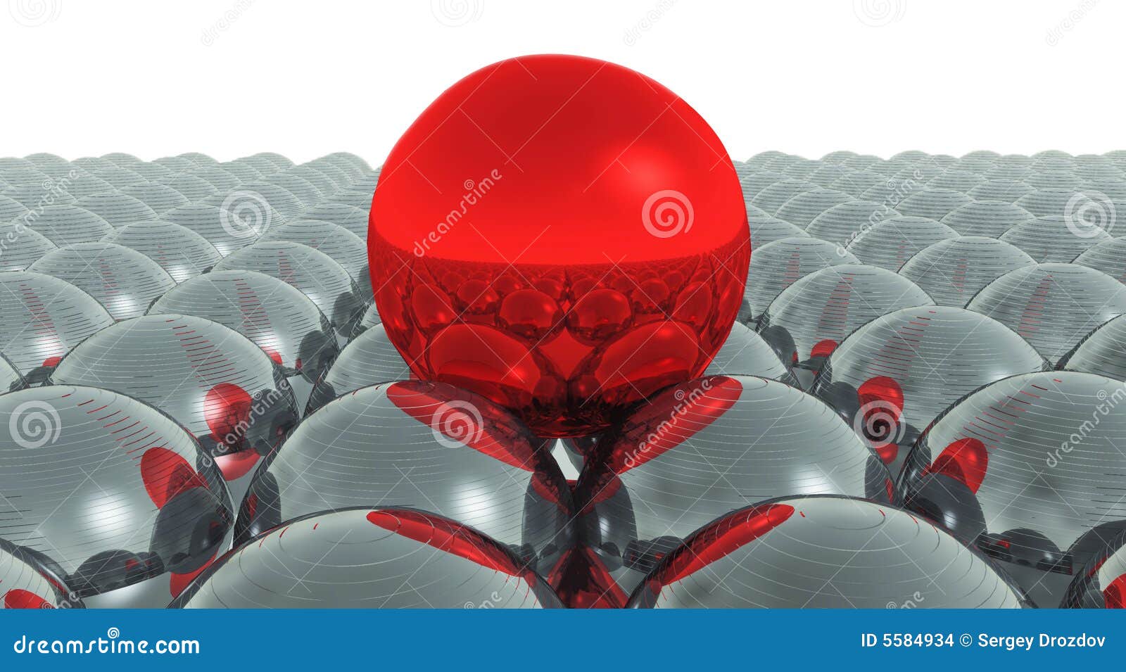 Red sphere stock illustration. Illustration of metal, generated - 5584934