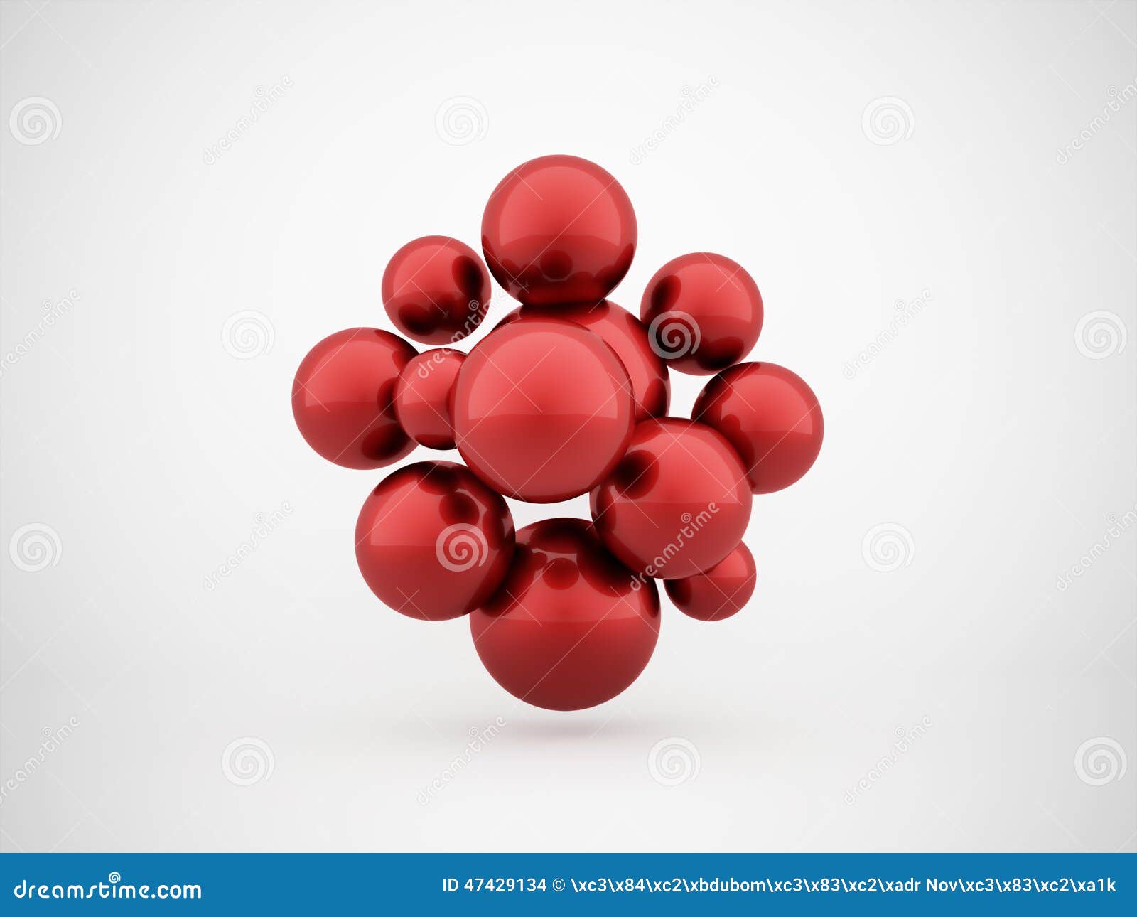 Red sphere group stock illustration. Illustration of background - 47429134