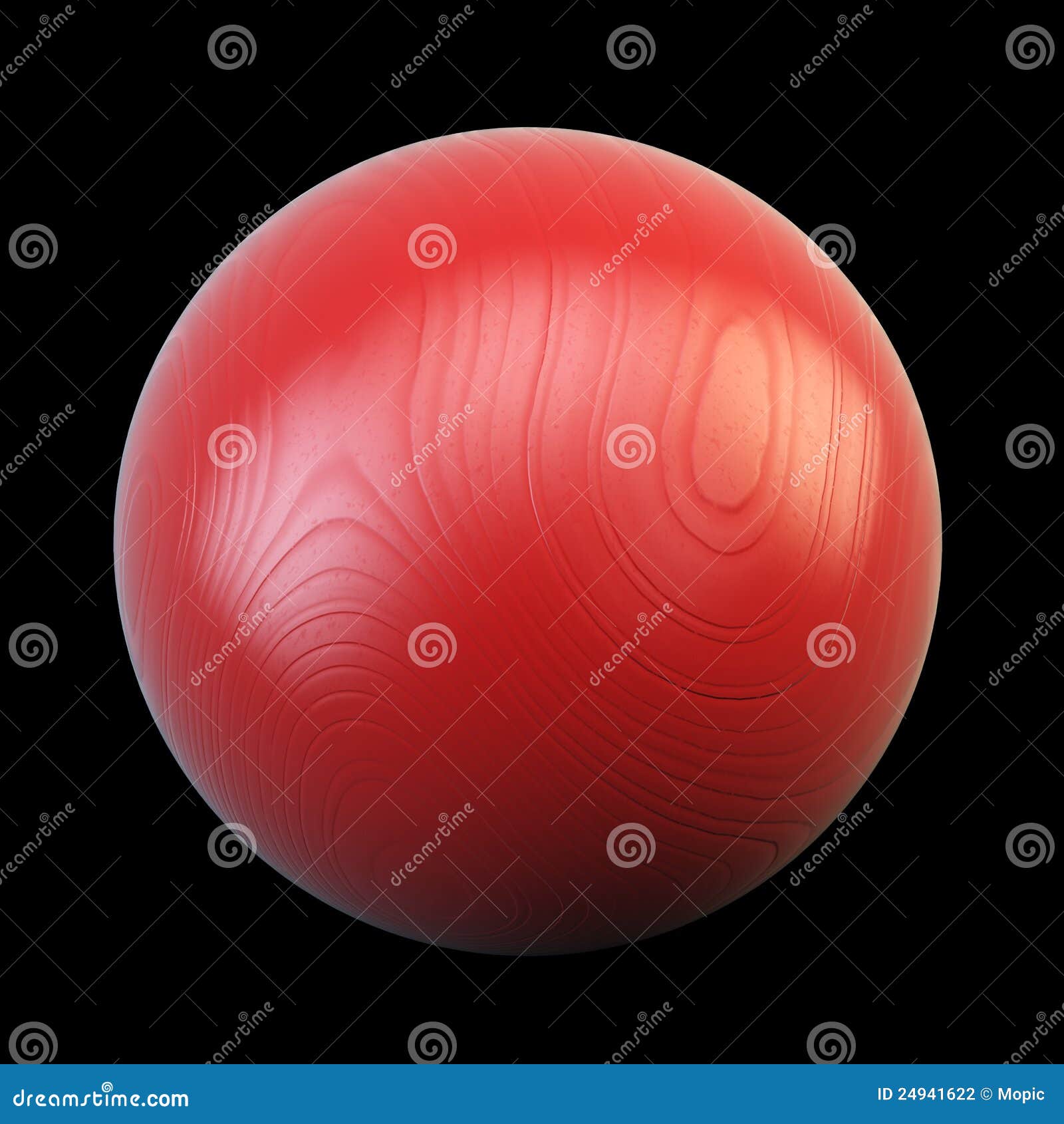 Red Sphere Made Out of Wood Stock Illustration - Illustration of bubble ...