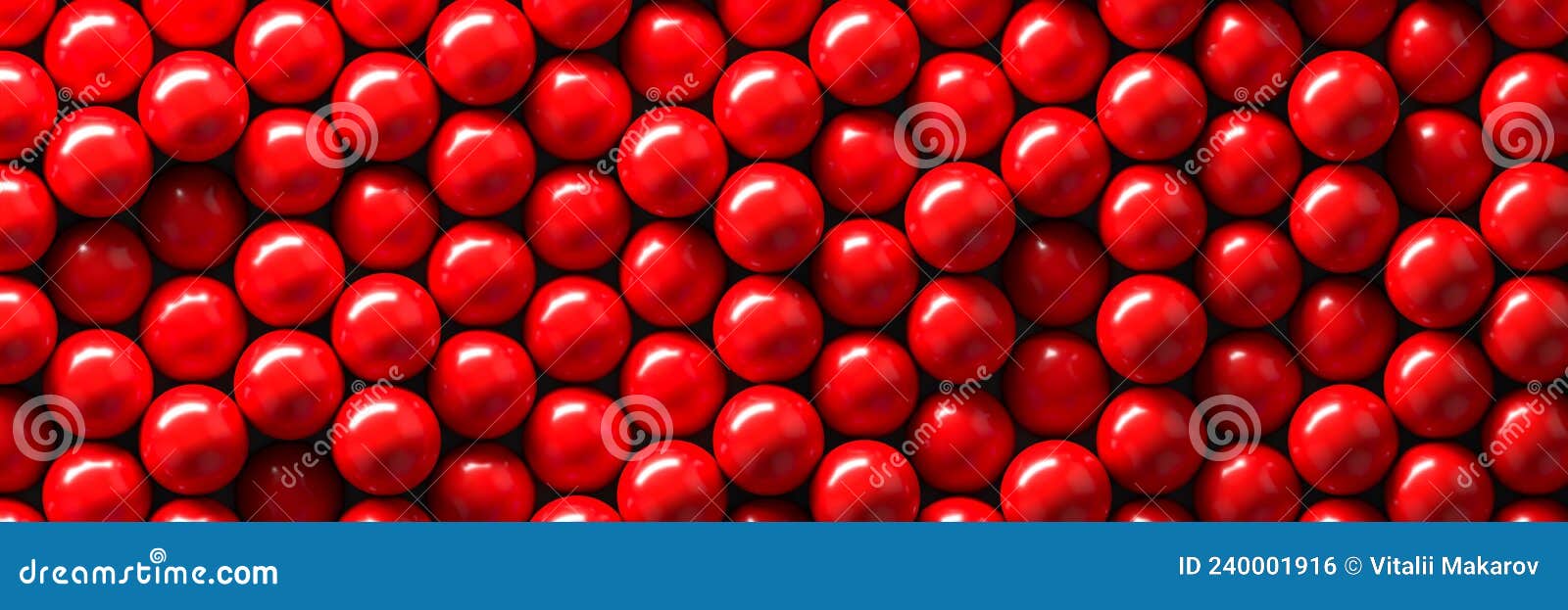 Red Spheres in the Form of a Pattern. Geometric Structure Stock ...