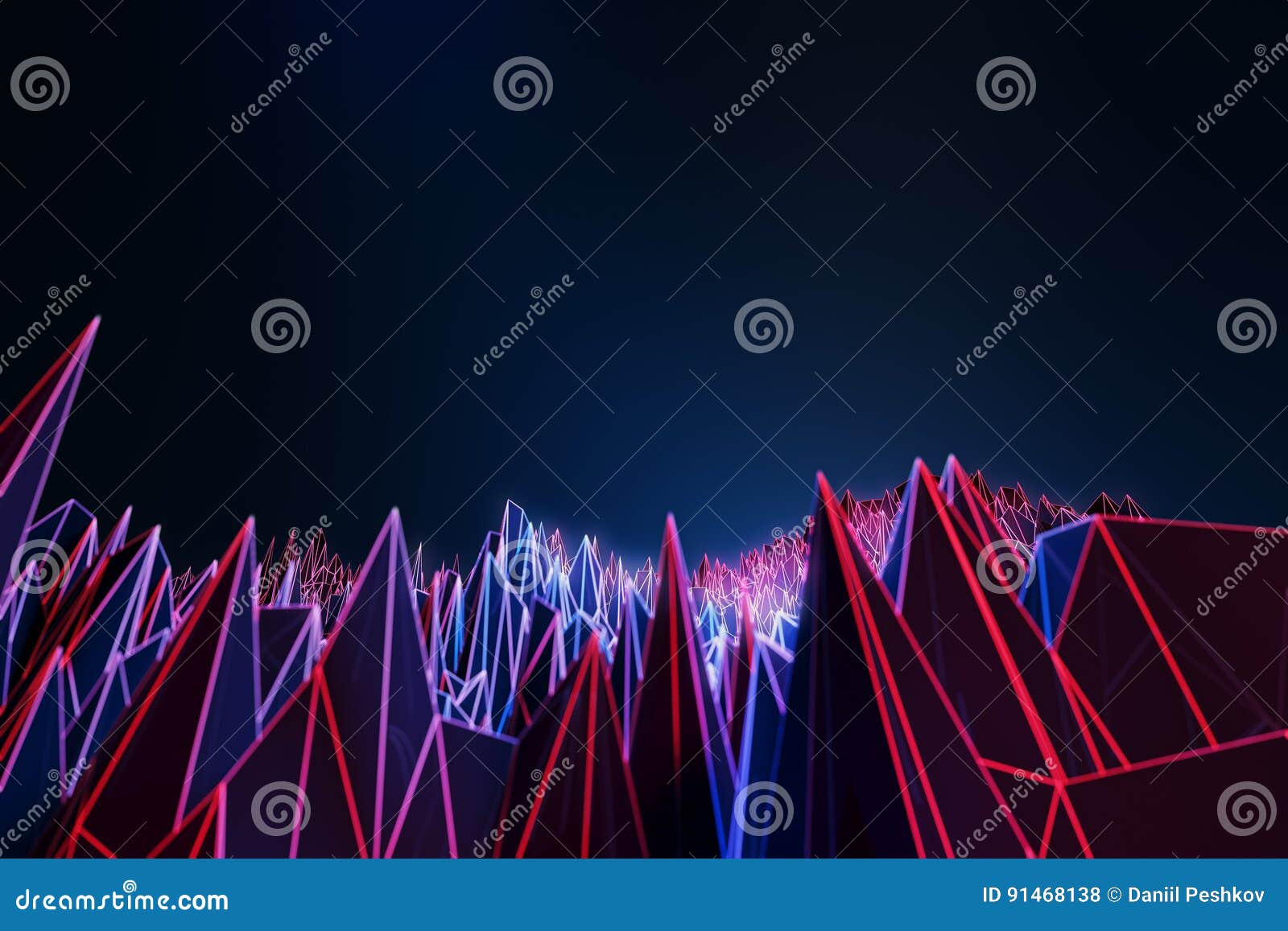 Red spikes background stock illustration. Illustration of abstract ...