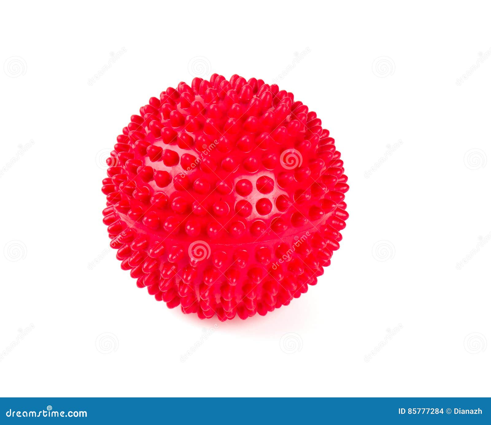 Red spiky ball stock photo. Image of chomp, round, hollow - 85777284