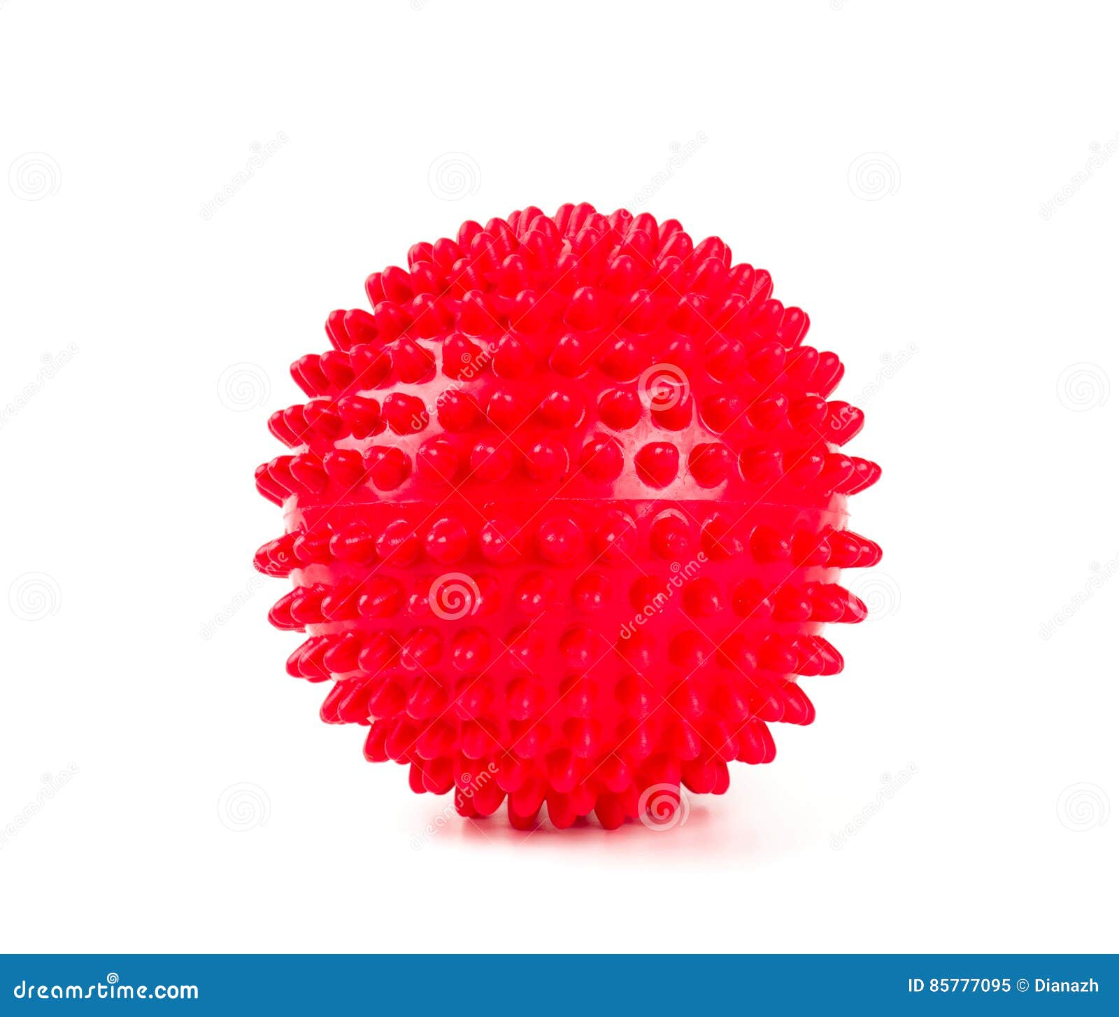 Red spiky ball stock image. Image of cast, balls, slit - 85777095