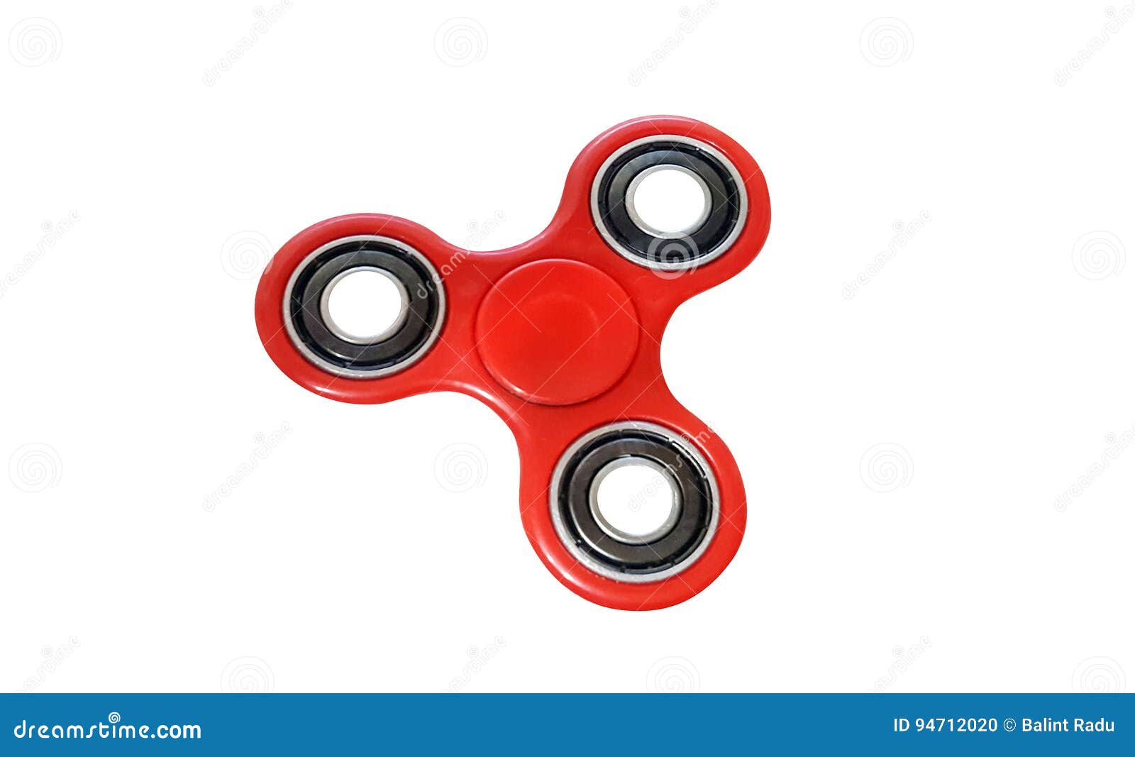 Red Spinner Stress Relieving Toy Stock Photo - Image of focus, game ...
