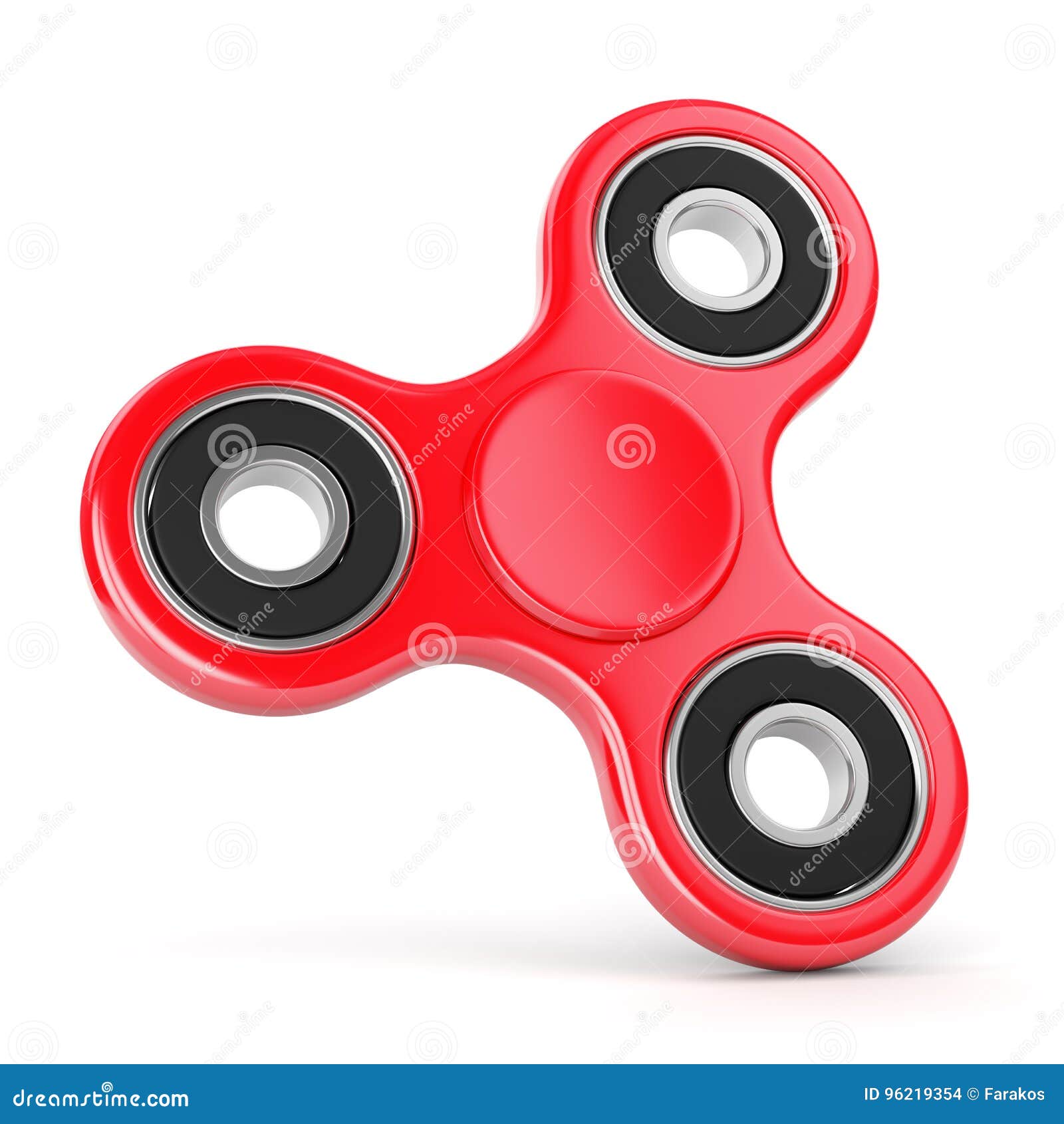 Red Spinner on White Background Stock Illustration - Illustration of ...