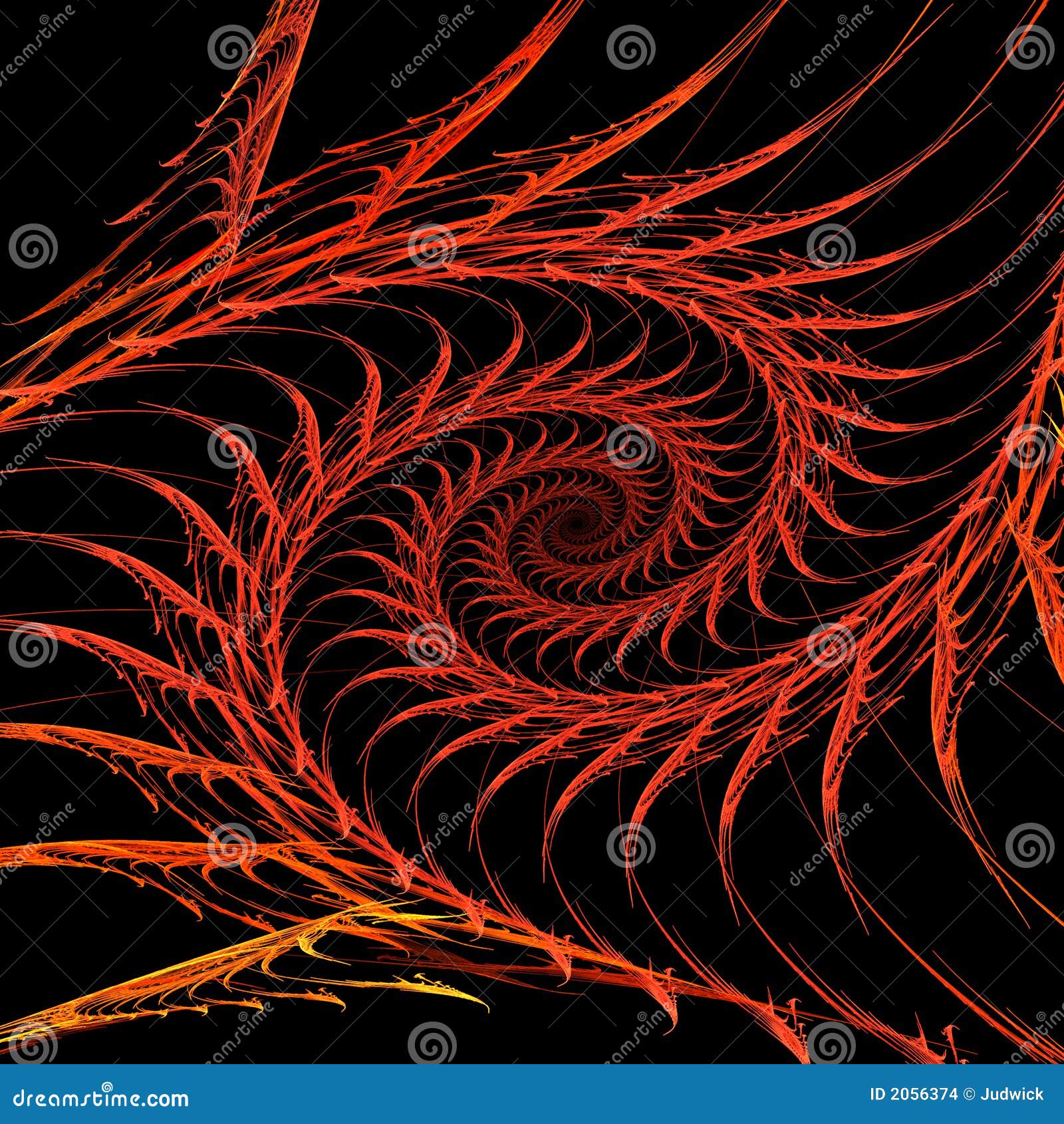Red Spiral stock illustration. Illustration of bright - 2056374