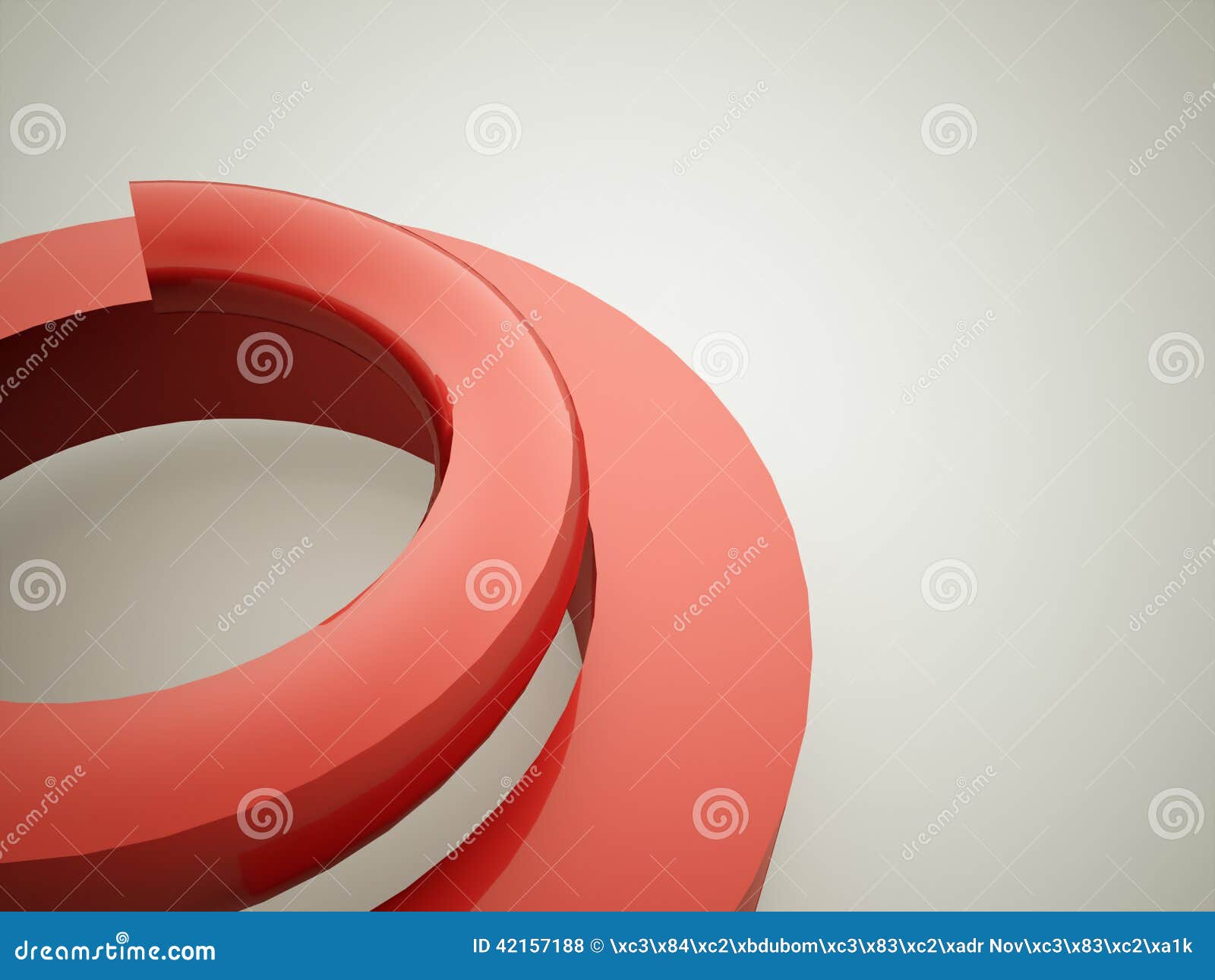 Red Spiral Concept Abstract Stock Illustration - Illustration of curve ...