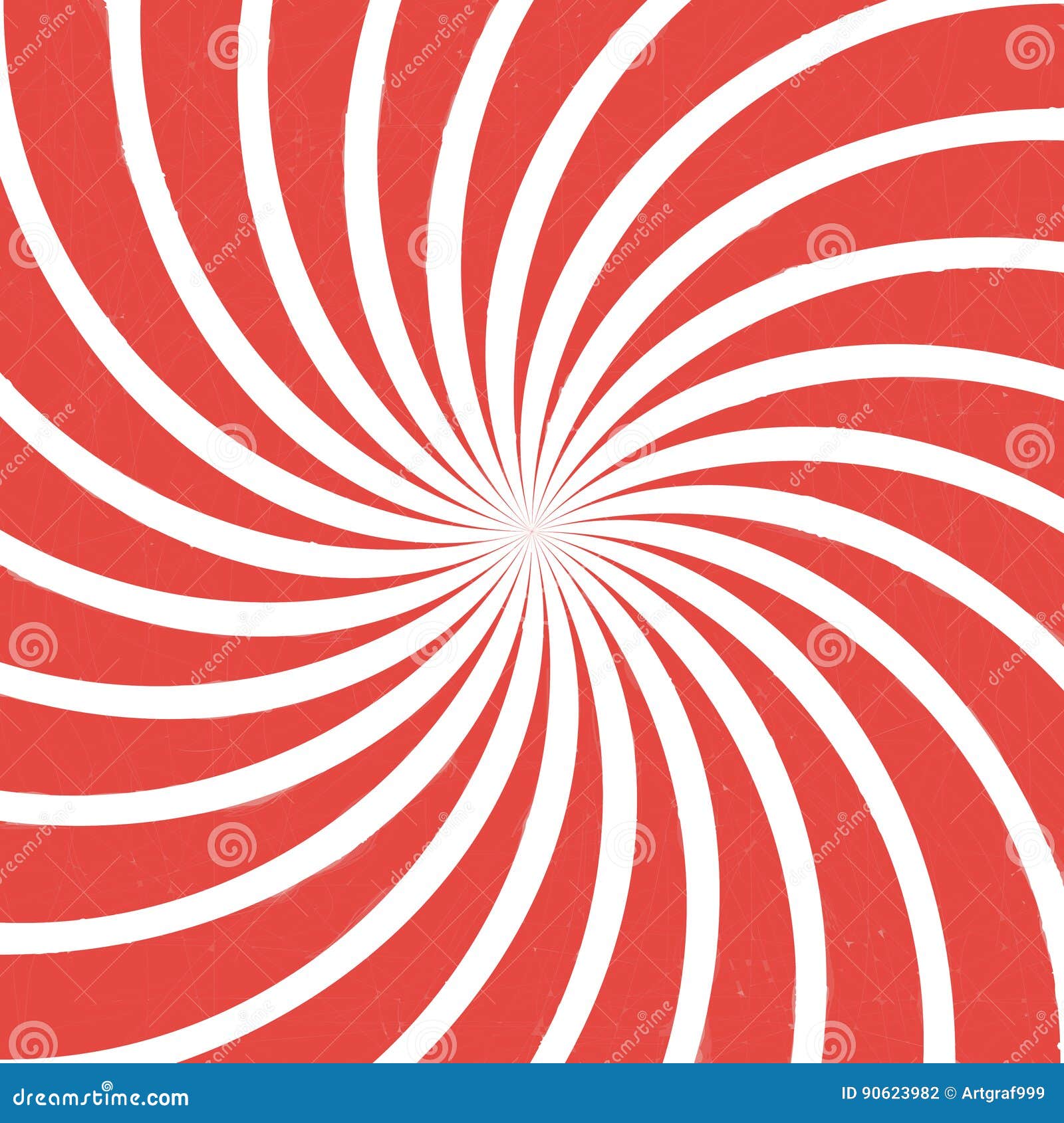 Red spiral vintage stock vector. Illustration of sixties - 90623982