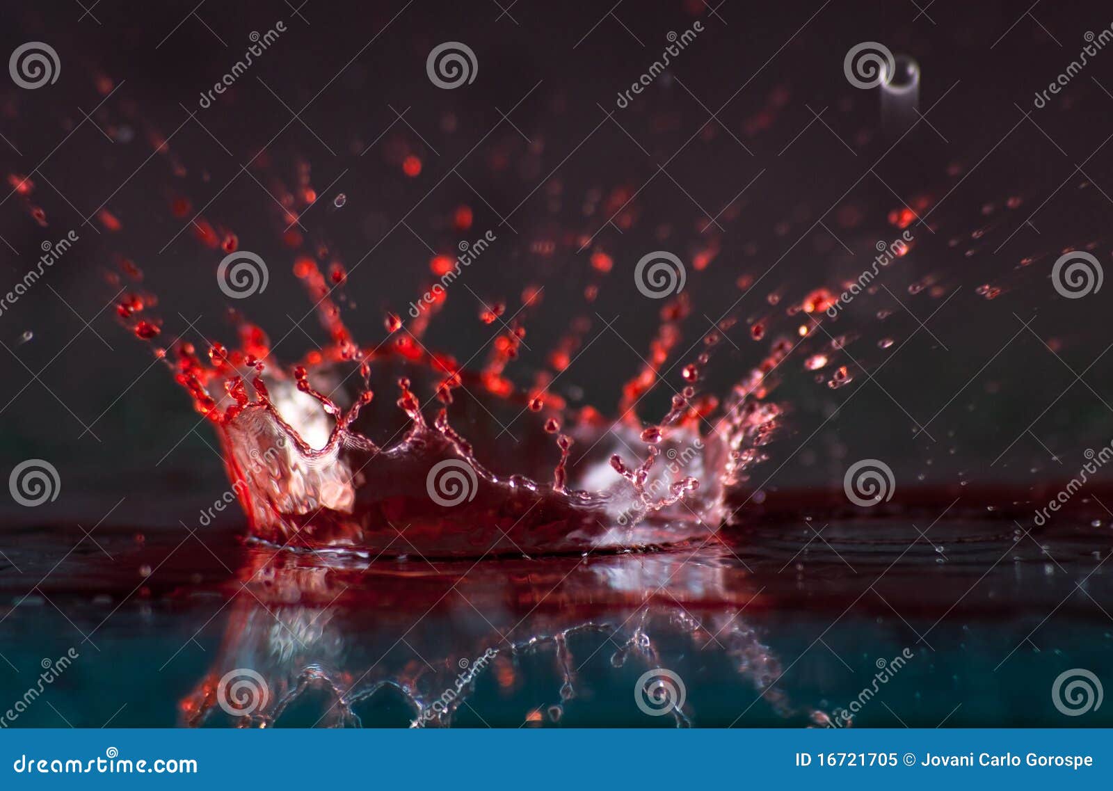 Red Splash stock image. Image of flavoring, nature, macro - 16721705