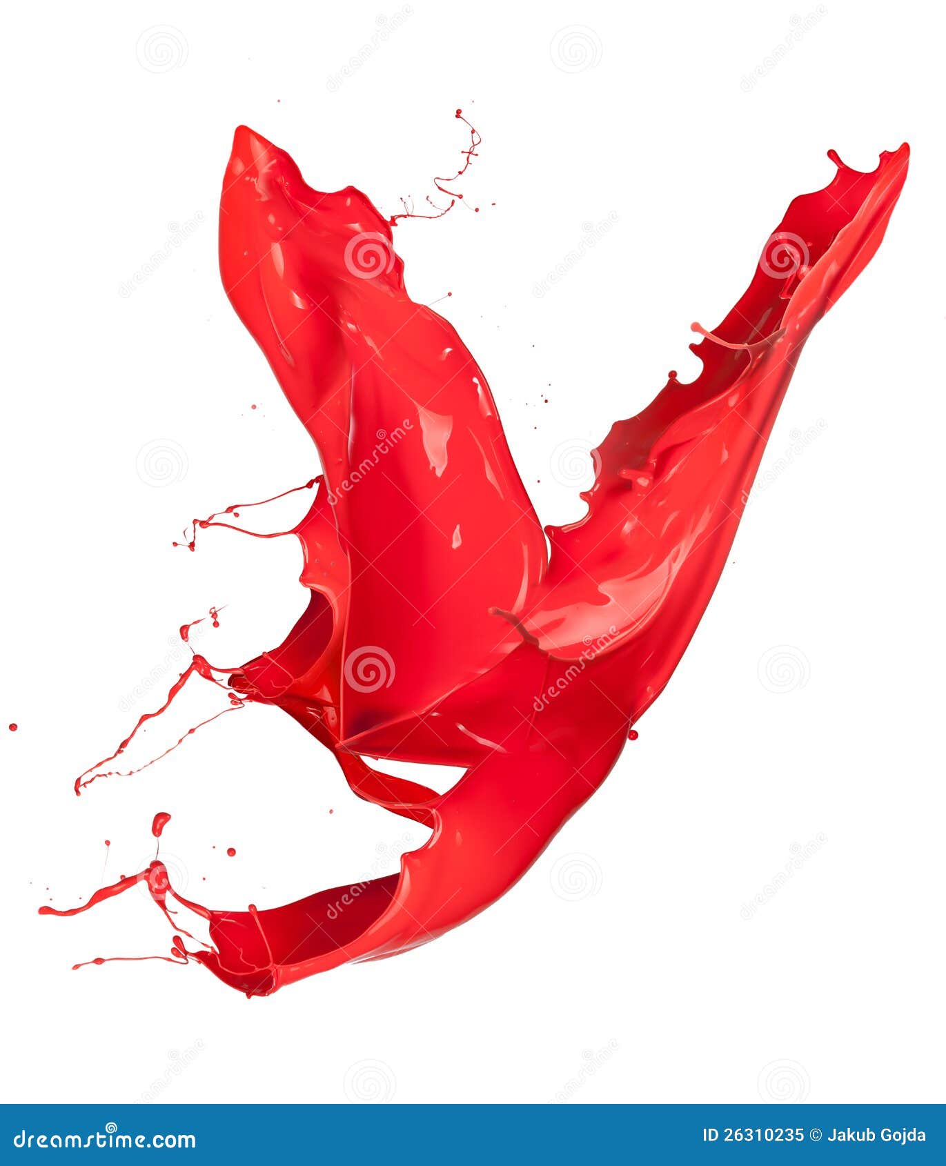Red splash stock image. Image of liquid, paint, paintbrush - 26310235