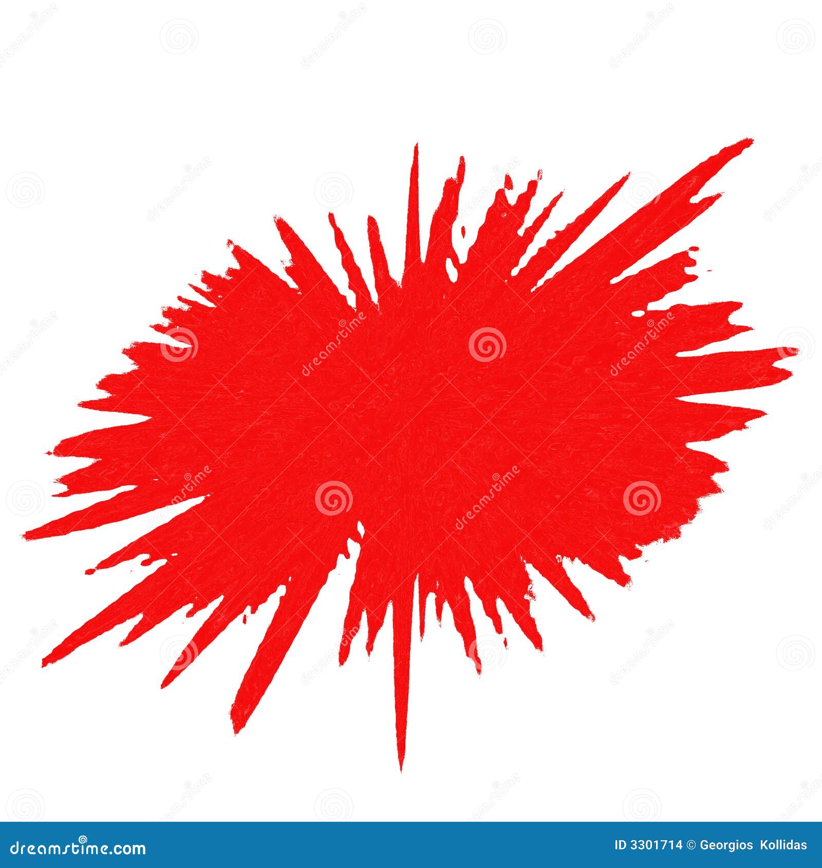 Red Splash stock illustration. Illustration of paint, blood - 3301714