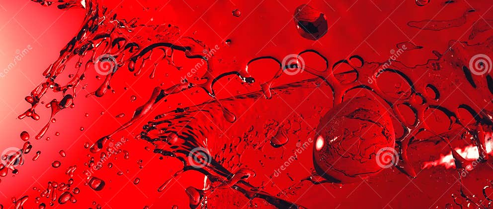 Red splash abstract stock image. Image of abstract, cold - 268965957